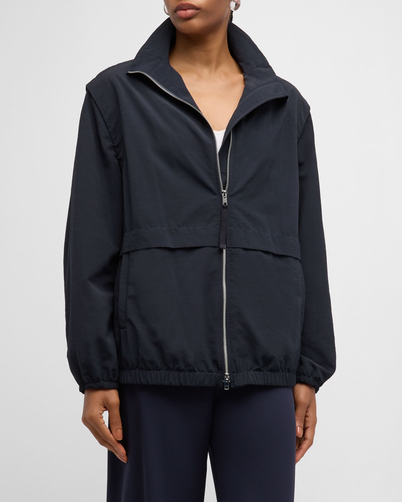 Vince Nylon Track Jacket | Neiman Marcus