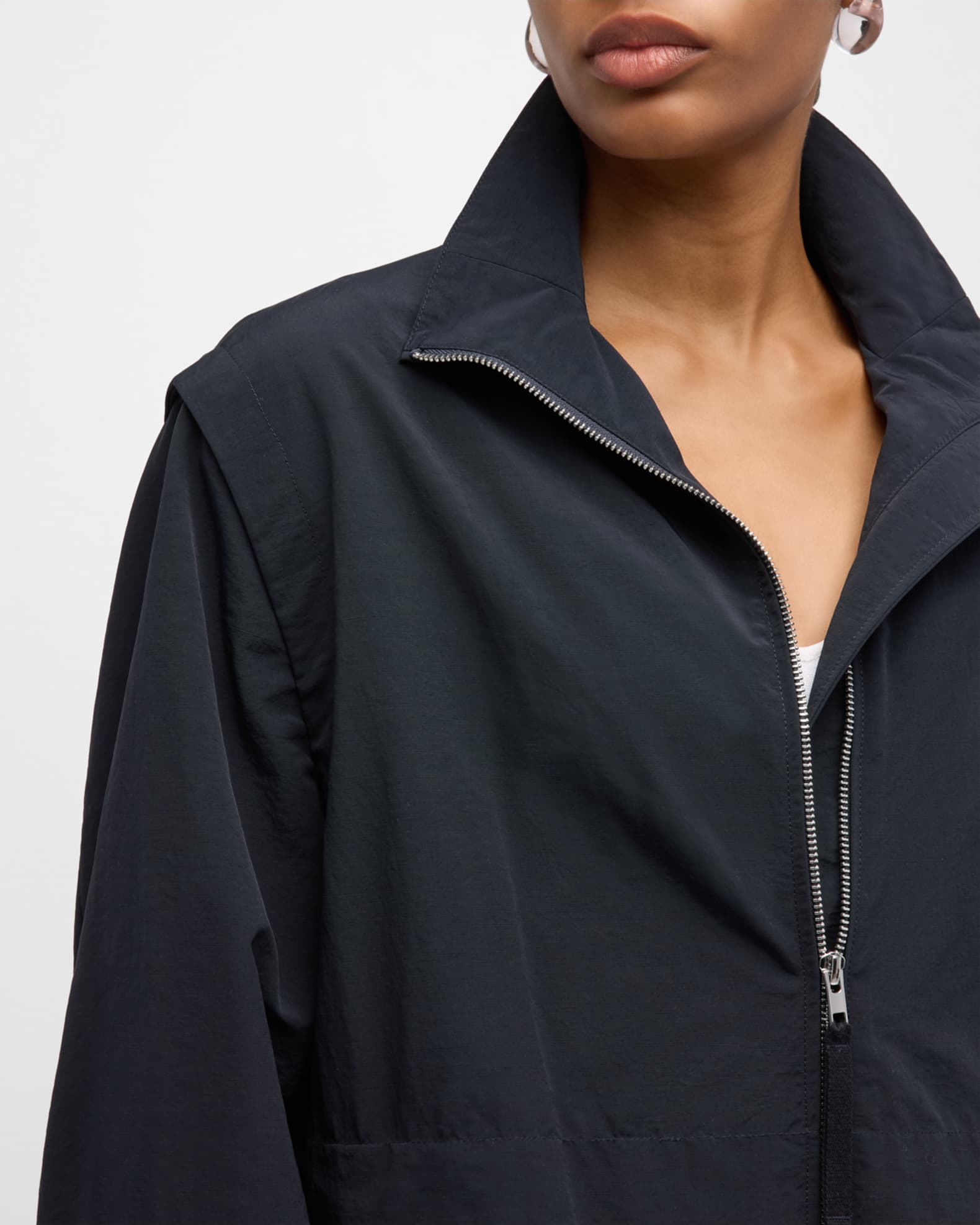 Vince Nylon Track Jacket | Neiman Marcus