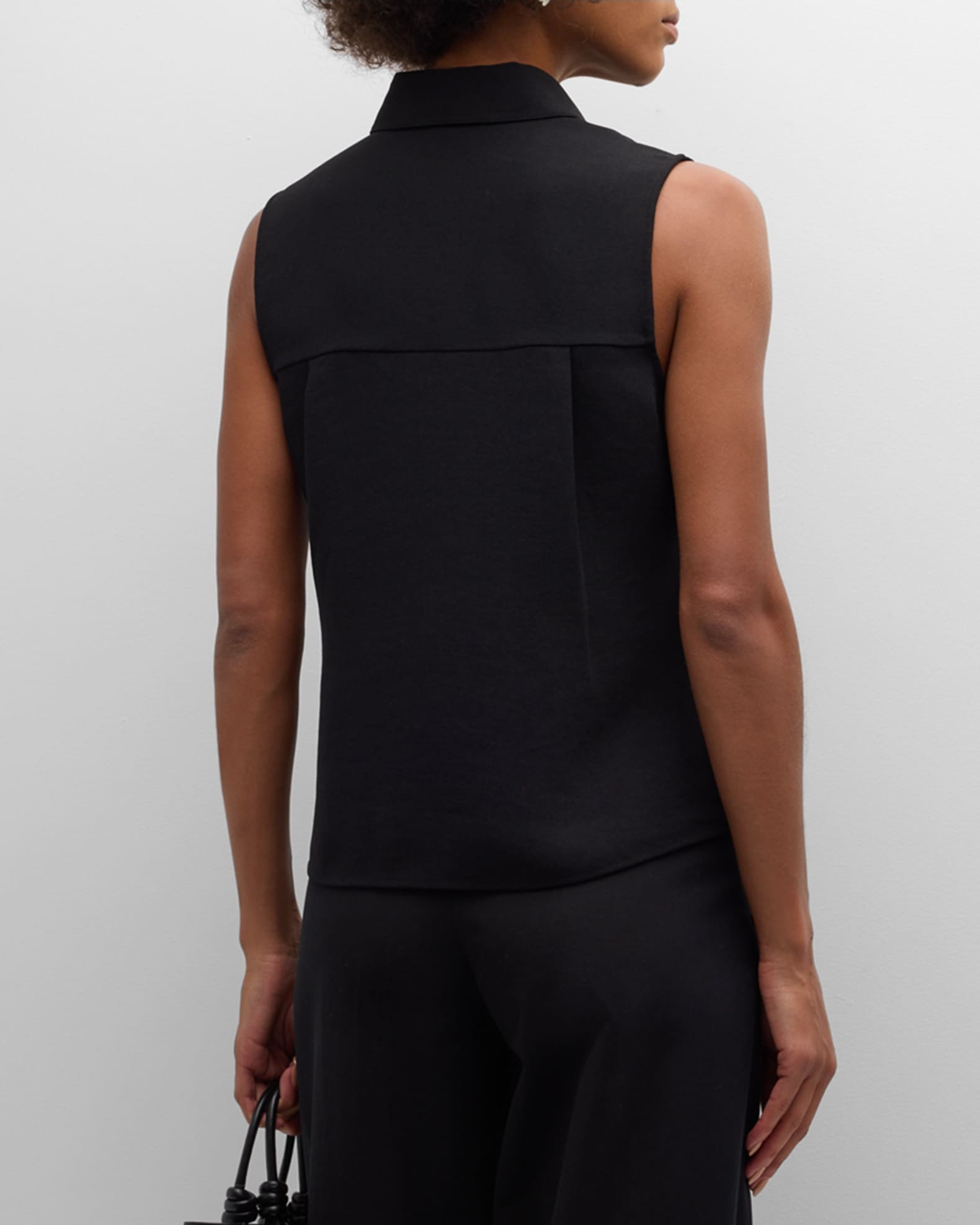 Vince Sleeveless Button-Front Top | Neiman Marcus