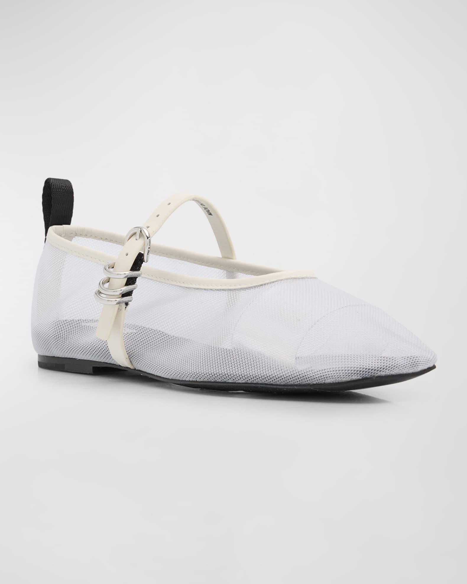 Rag & Bone Spire Mesh Mary Jane Ballerina Flats | Neiman Marcus