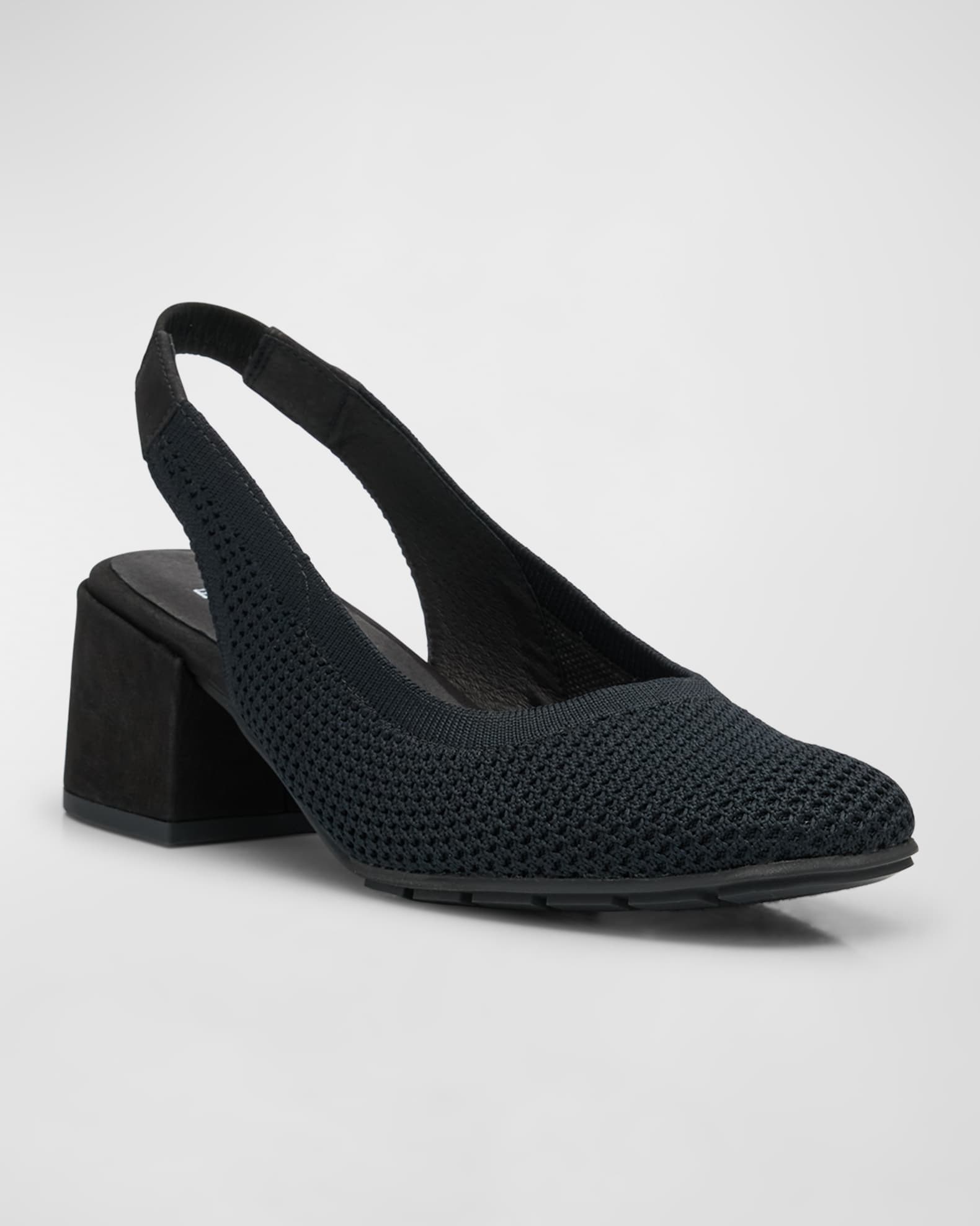 Eileen Fisher Stretch Canvas Slingback Pumps | Neiman Marcus