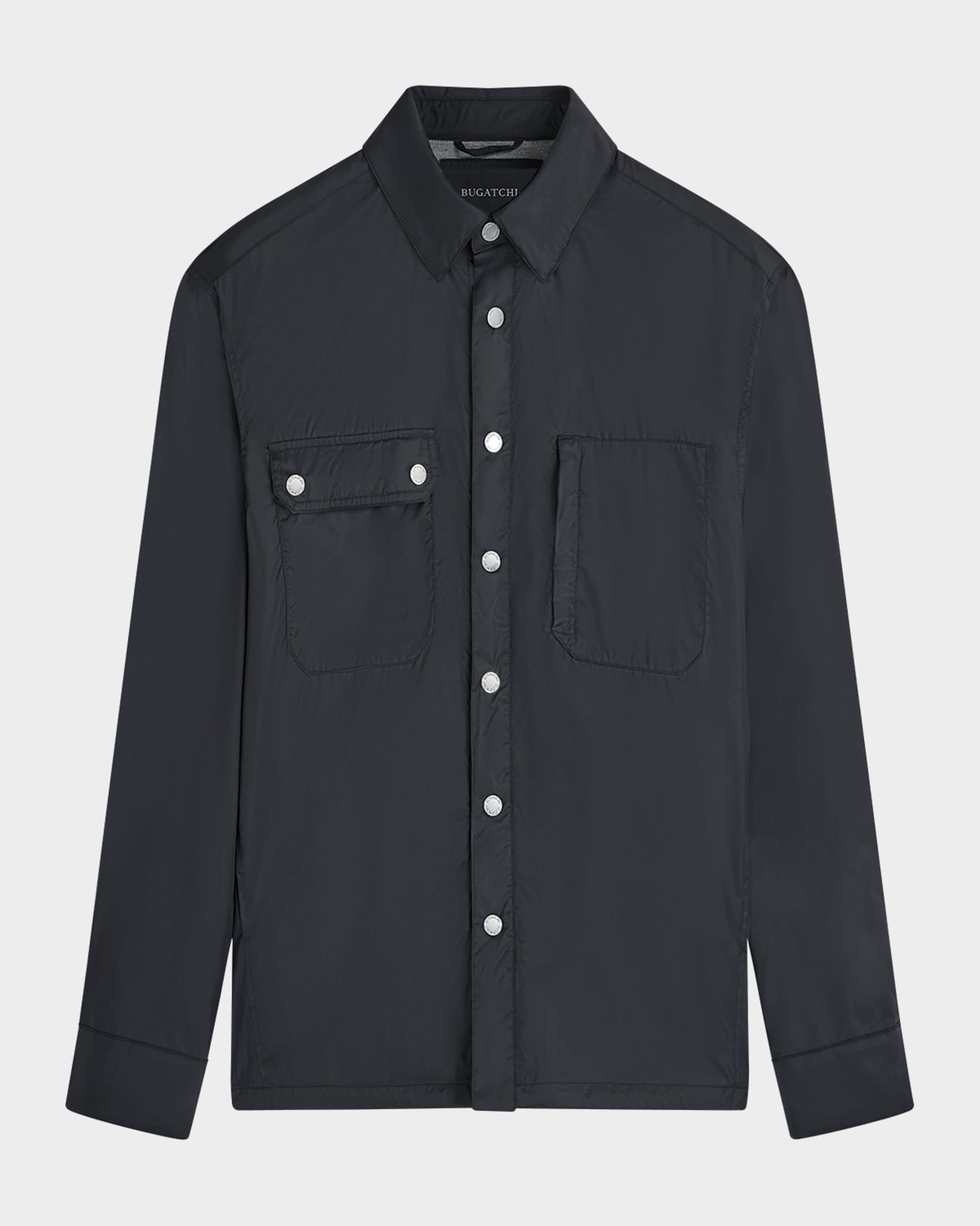 Bugatchi Men's Nylon Shirt Jacket | Neiman Marcus