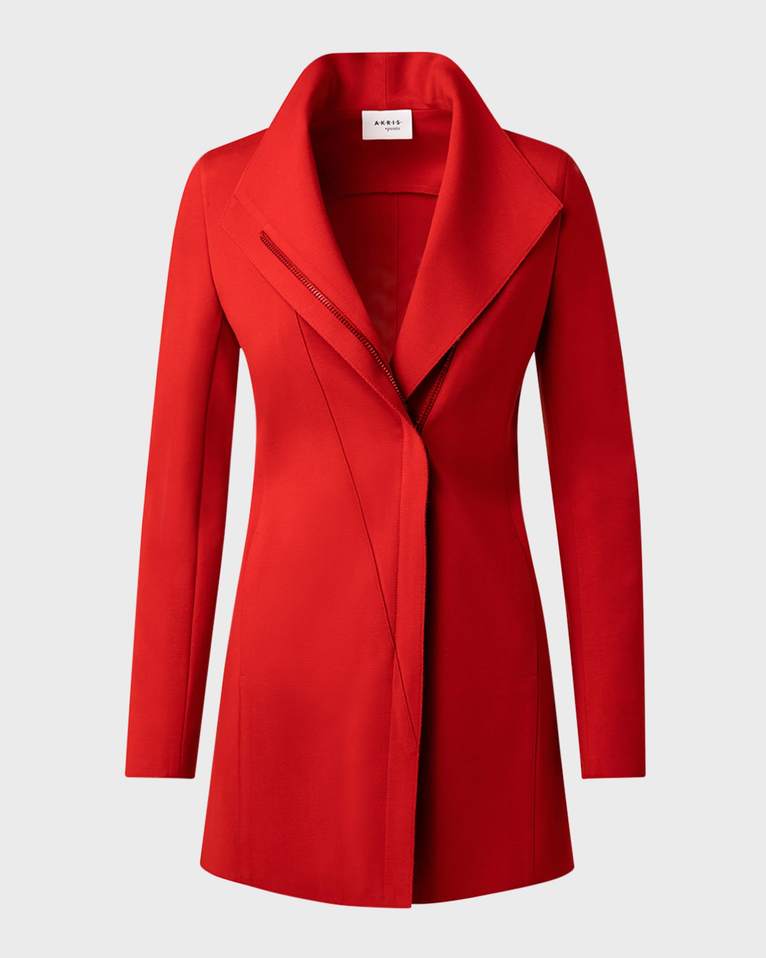 Akris punto Asymmetric Zip Signature Jersey Jacket | Neiman Marcus