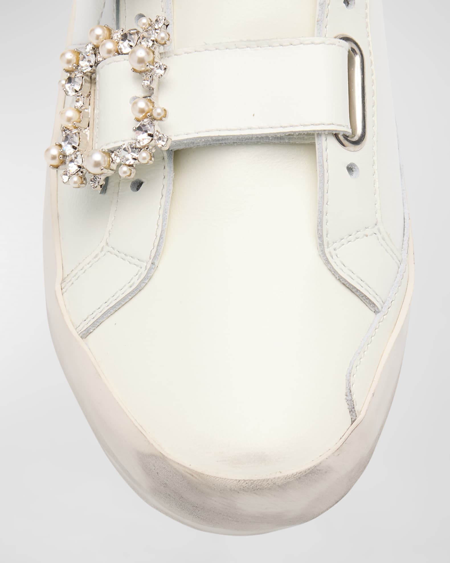 Golden Goose Sabot Pearl Buckle Sneakers | Neiman Marcus