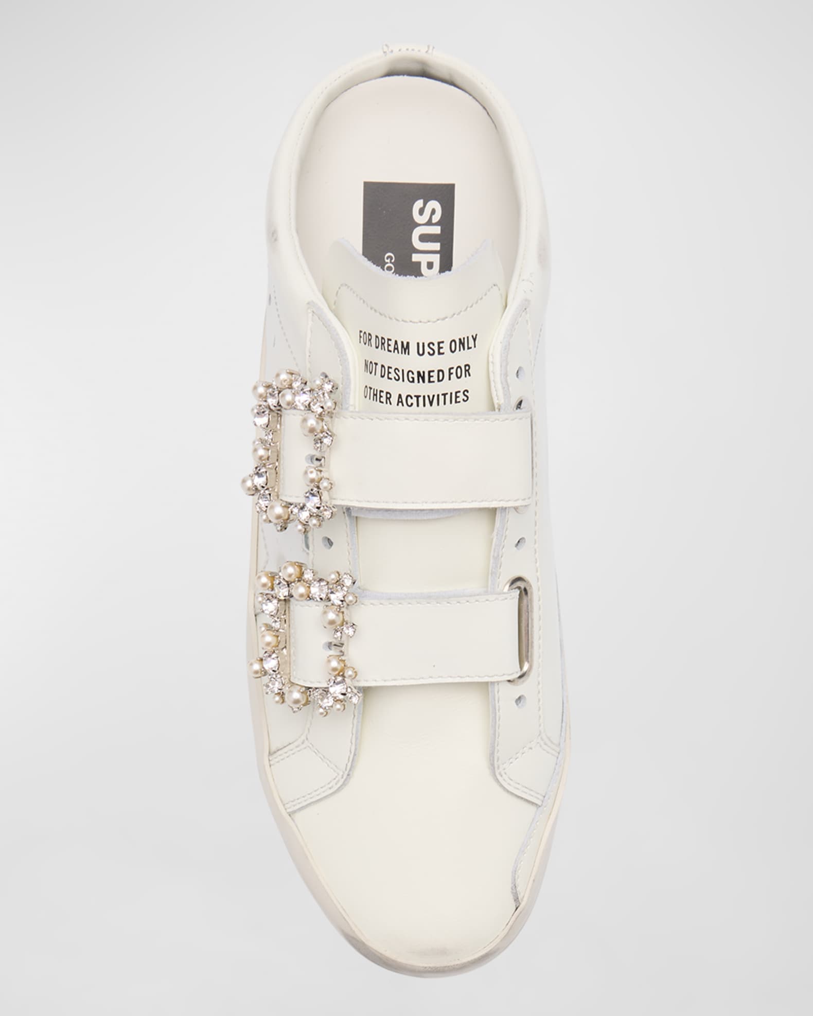 Golden Goose Sabot Pearl Buckle Sneakers | Neiman Marcus