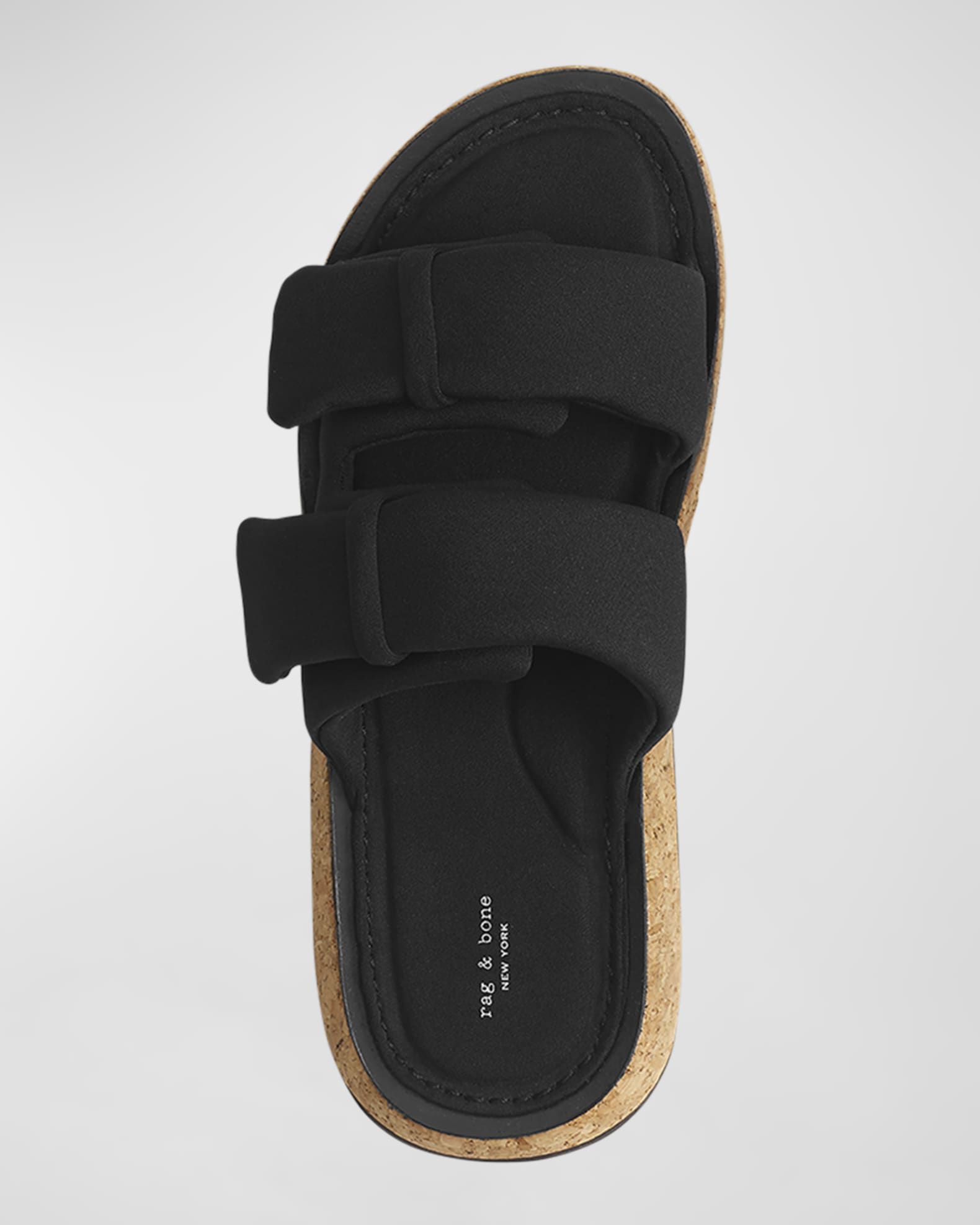 Rag & Bone Parque Dual Buckle Slide Sandals | Neiman Marcus