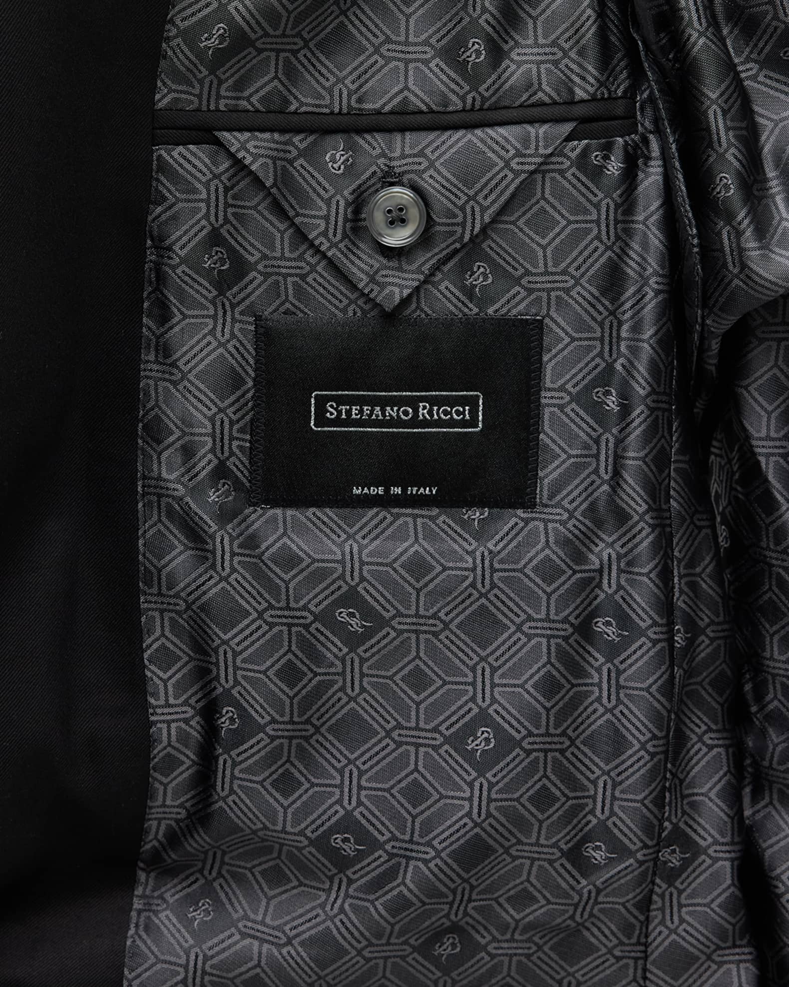 Stefano Ricci Men's Classic Solid Wool Suit | Neiman Marcus