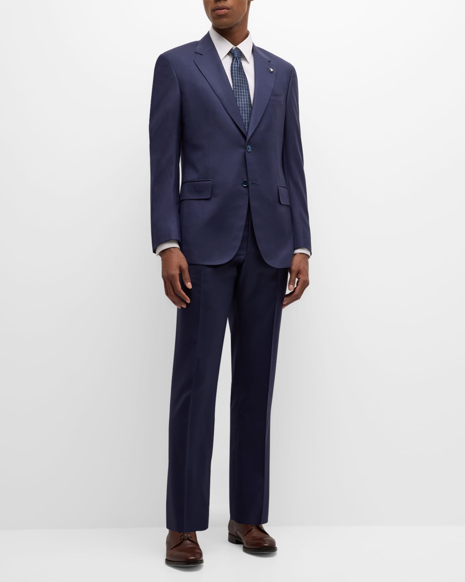 Stefano Ricci Men's Classic Solid Wool Suit | Neiman Marcus