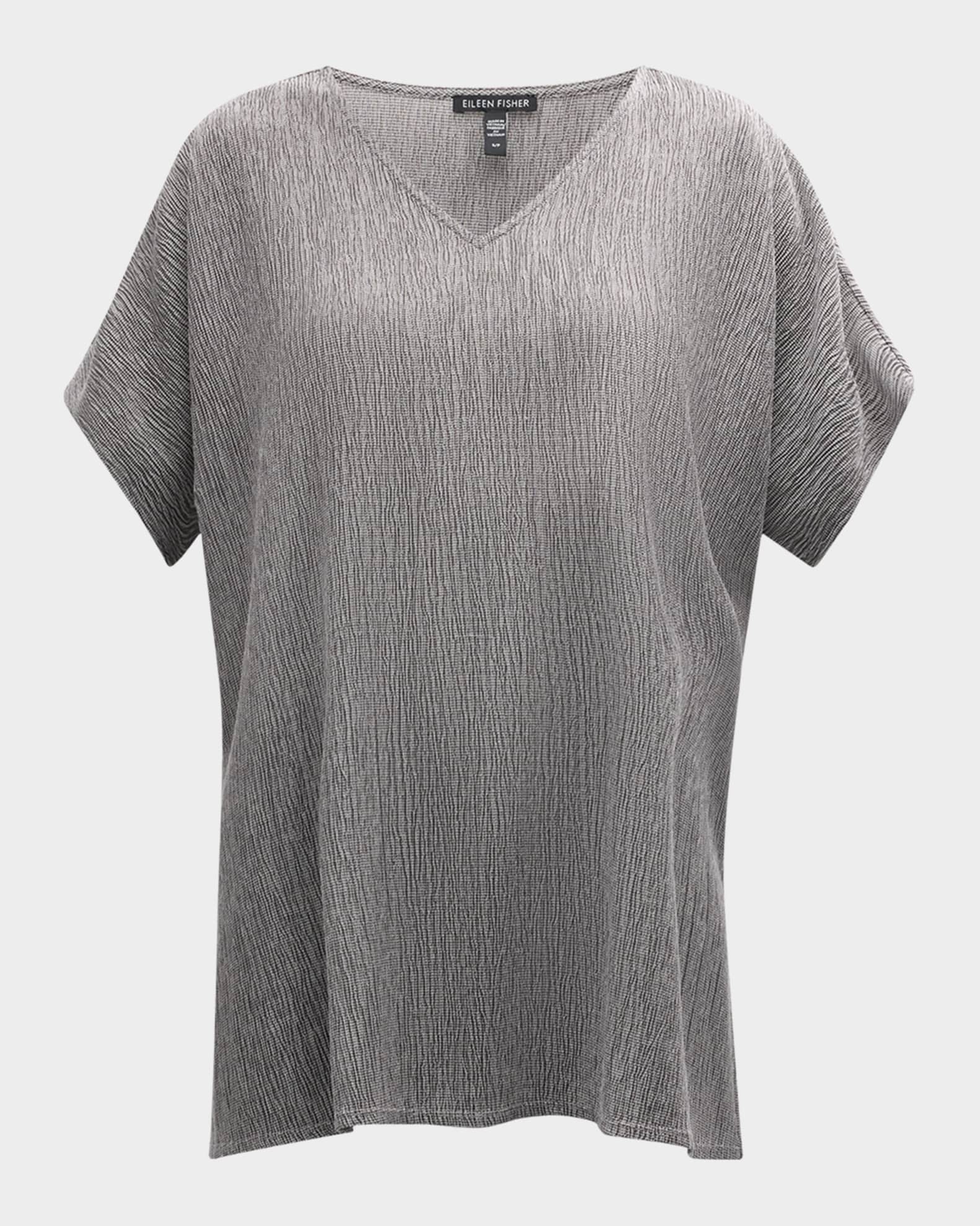 Crinkled Dolman-Sleeve Tunic | Neiman Marcus