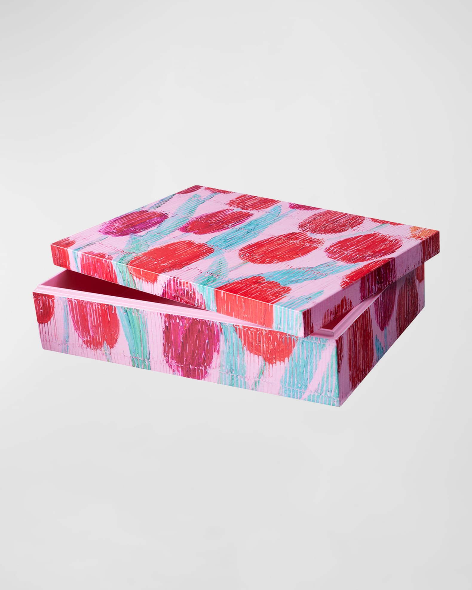 Hunt Slonem Tulip Treasure Box | Neiman Marcus