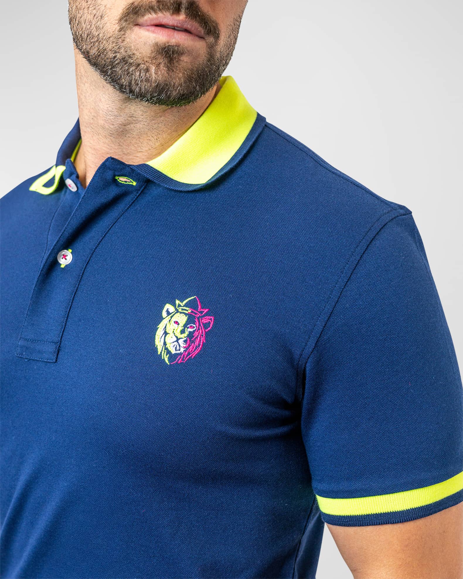 Maceoo Men's Mozart Delhi Polo Shirt | Neiman Marcus
