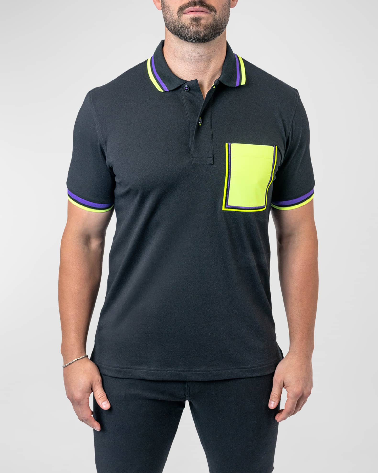 Maceoo Men's Mozart Milano Polo Shirt | Neiman Marcus