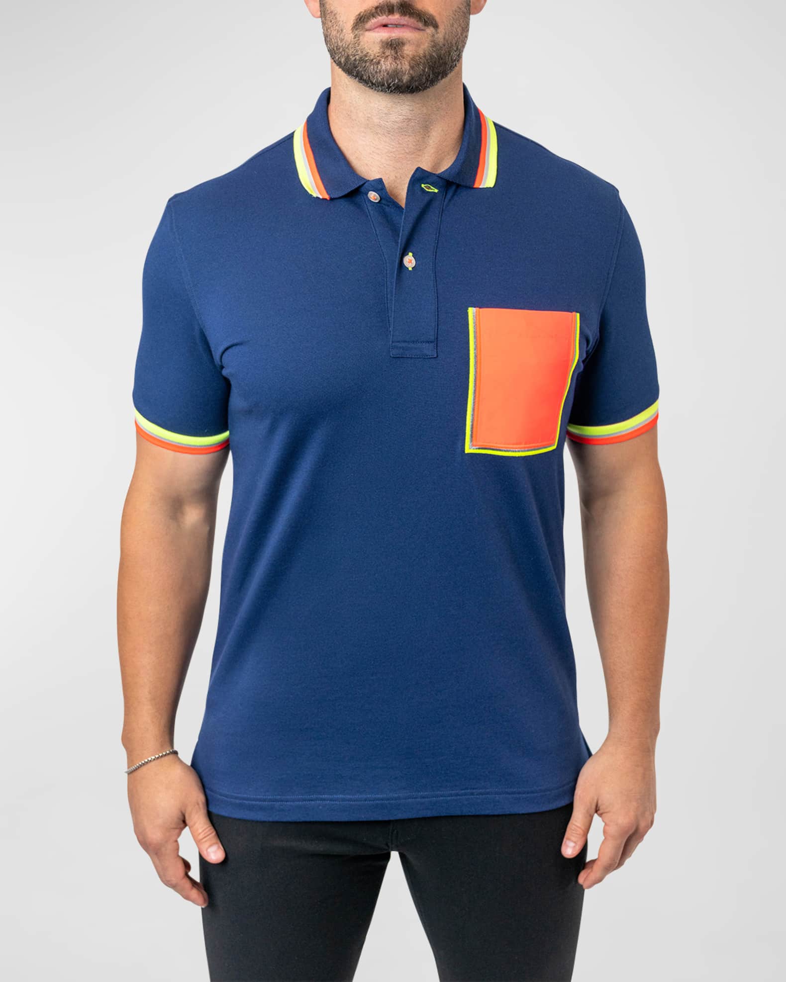 Maceoo Men's Mozart Milano Polo Shirt | Neiman Marcus