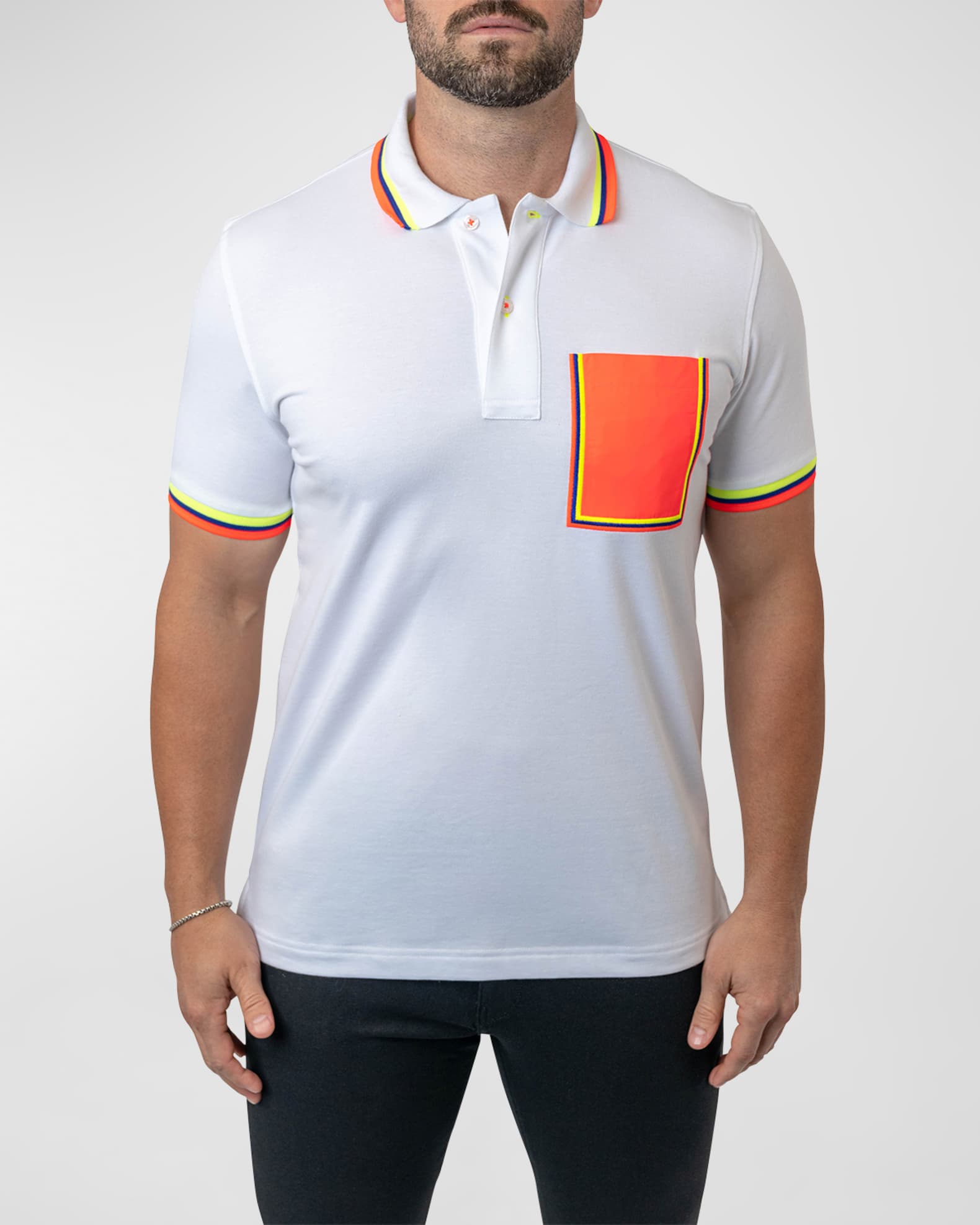 Maceoo Men's Mozart Milano Polo Shirt | Neiman Marcus