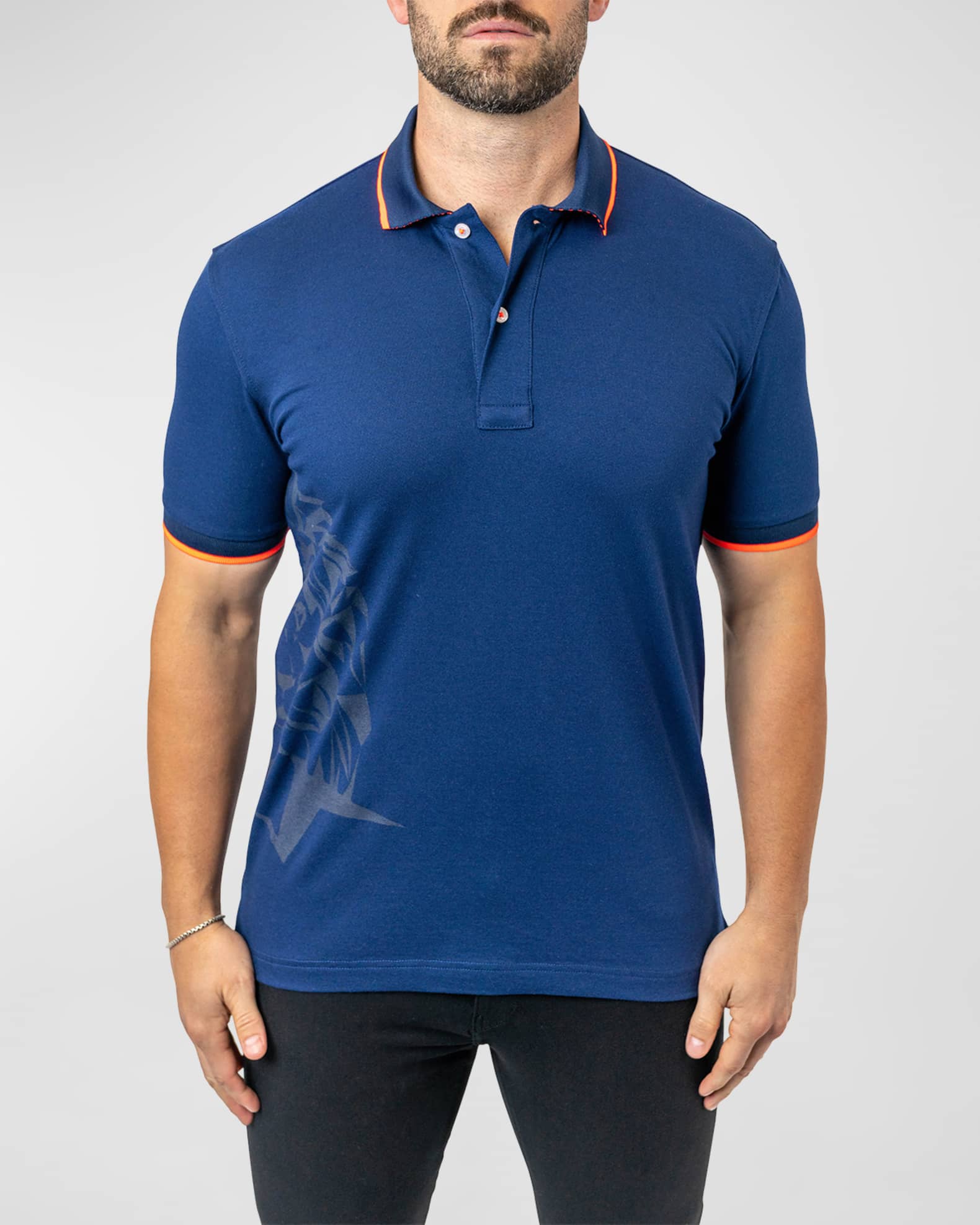 Maceoo Men's Mozart Tokyo Polo Shirt | Neiman Marcus