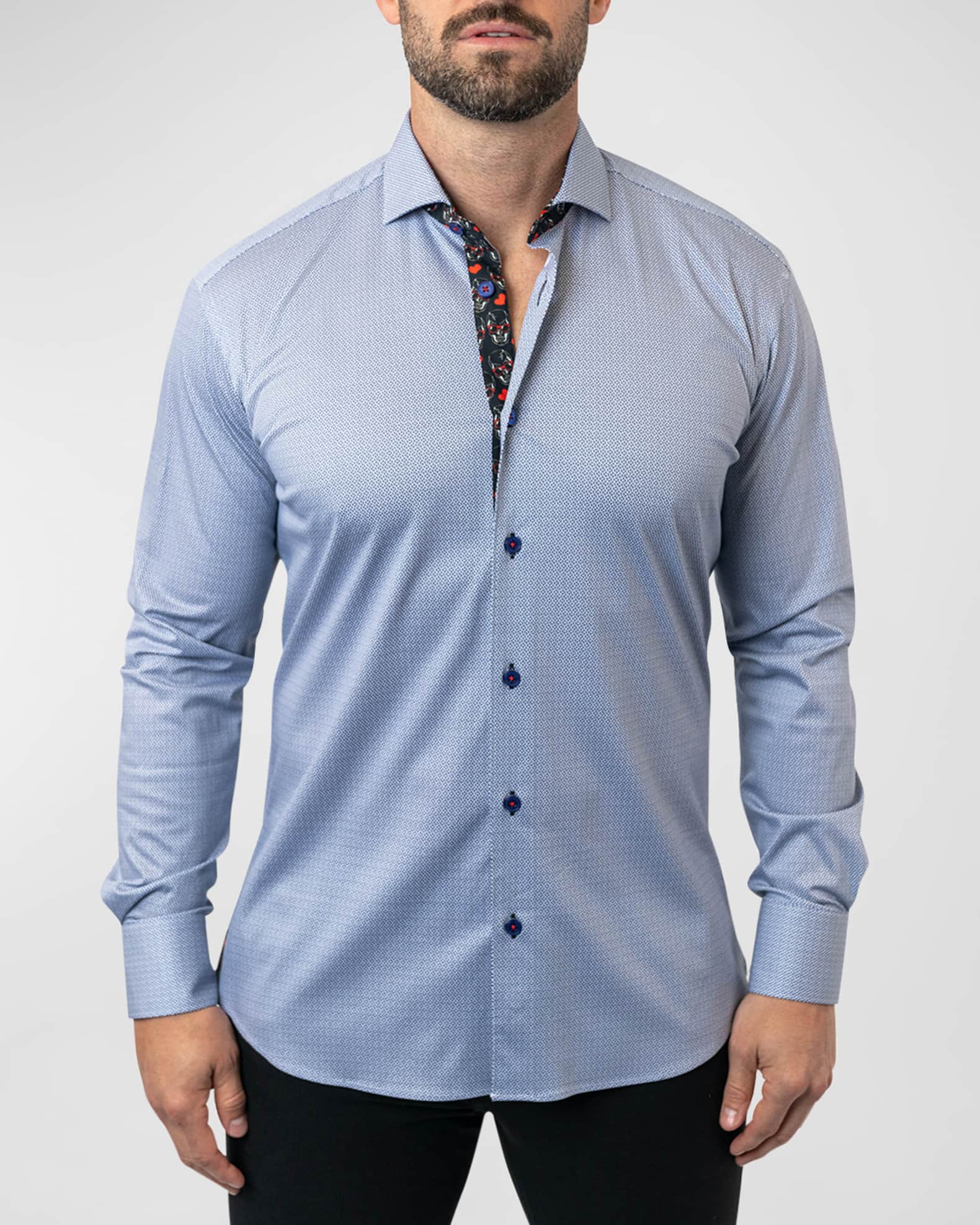 Maceoo Men's Einstein Parallel Sport Shirt | Neiman Marcus