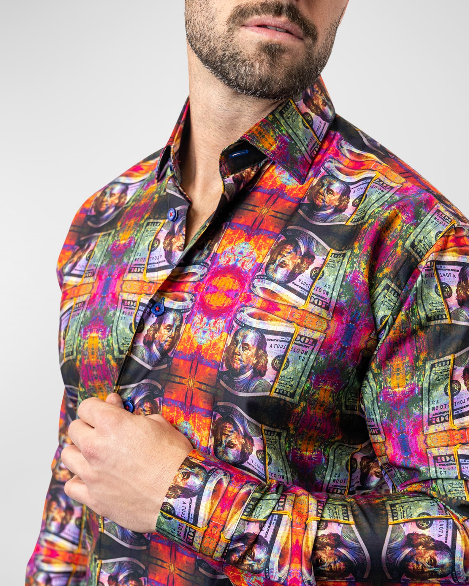 Maceoo Men's Fibonacci Benjamin Dress Shirt | Neiman Marcus