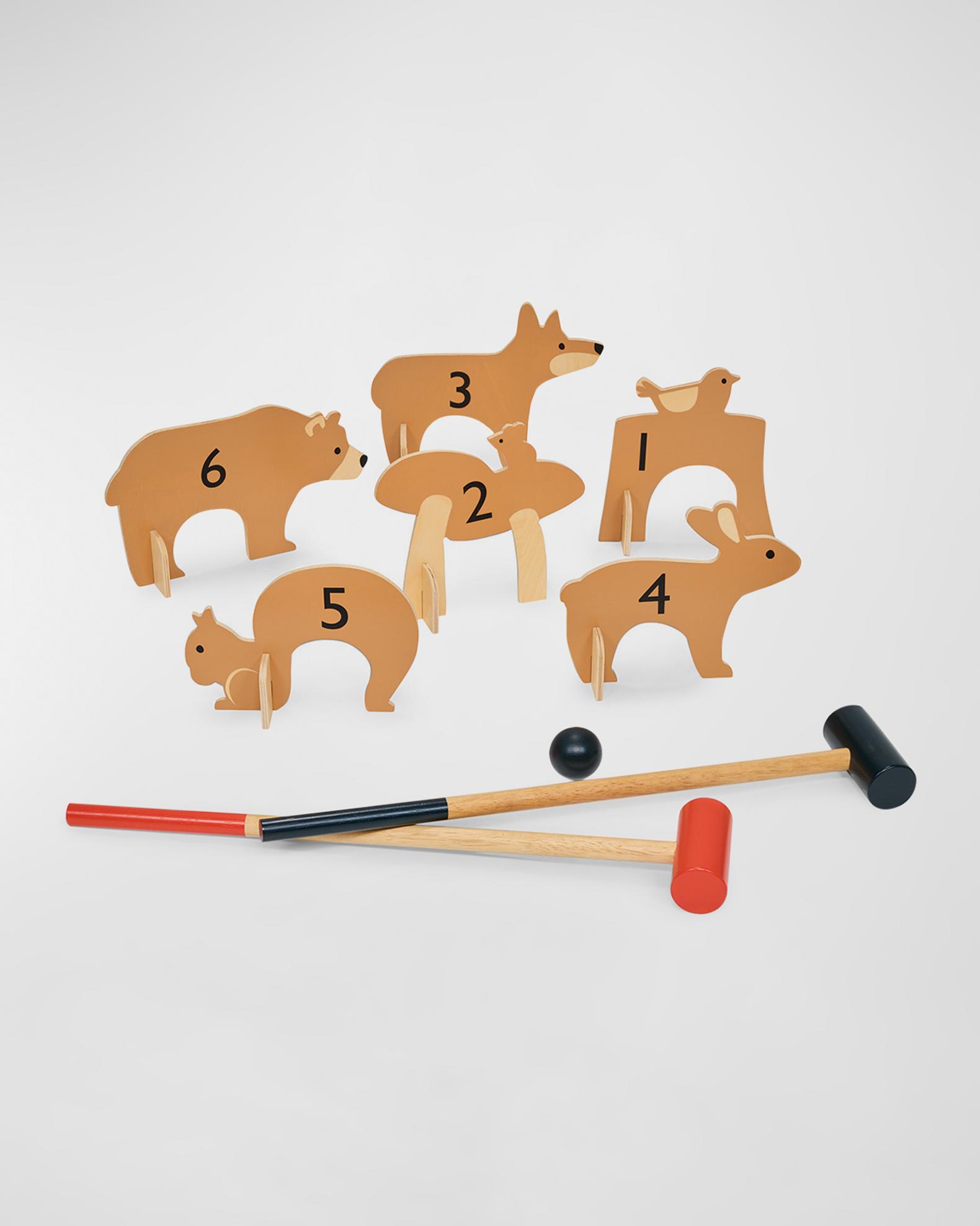 Tender Leaf Toys Woodland Indoor Croquet Set | Neiman Marcus