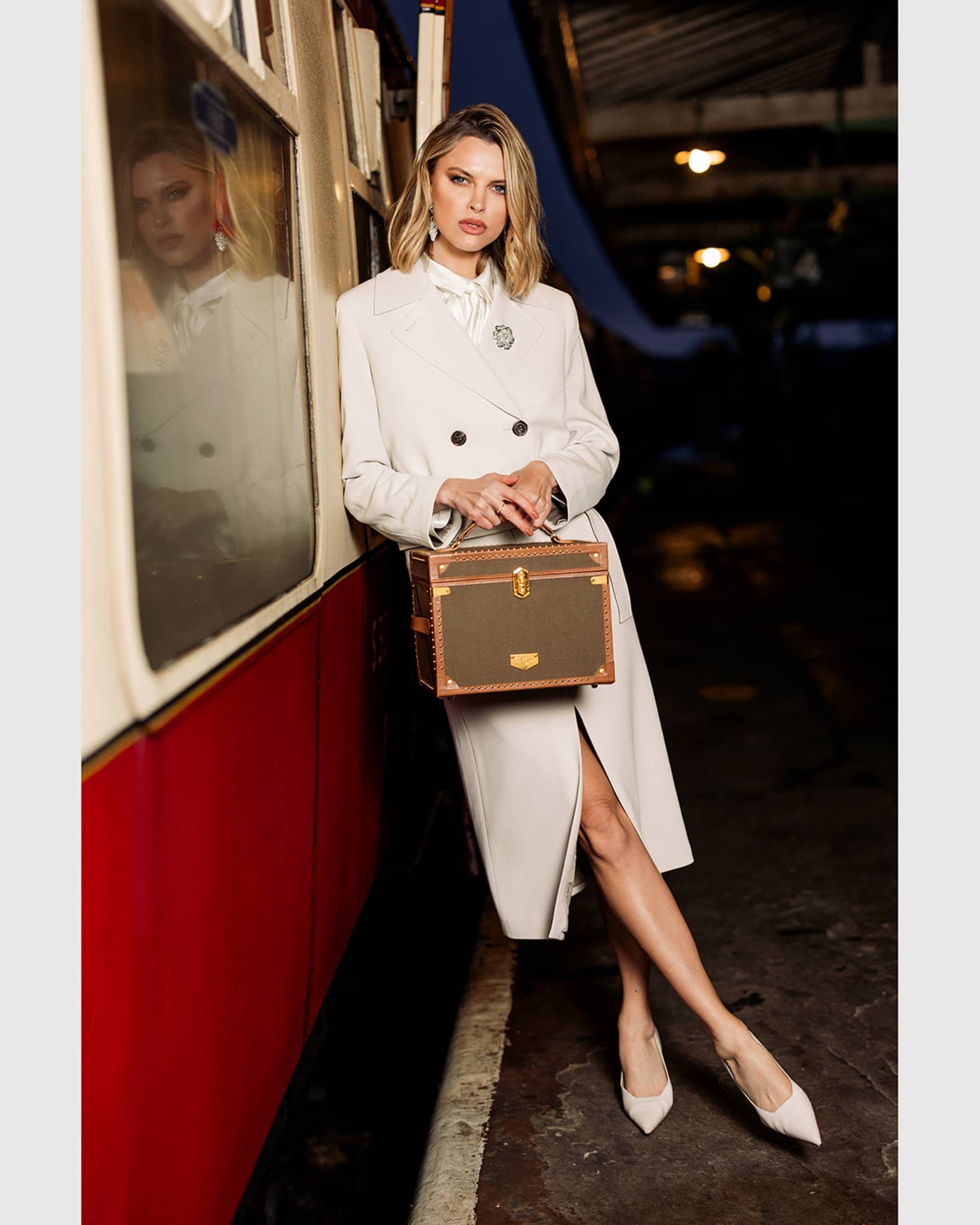 WOLF Ida Trunk Jewelry Box | Neiman Marcus