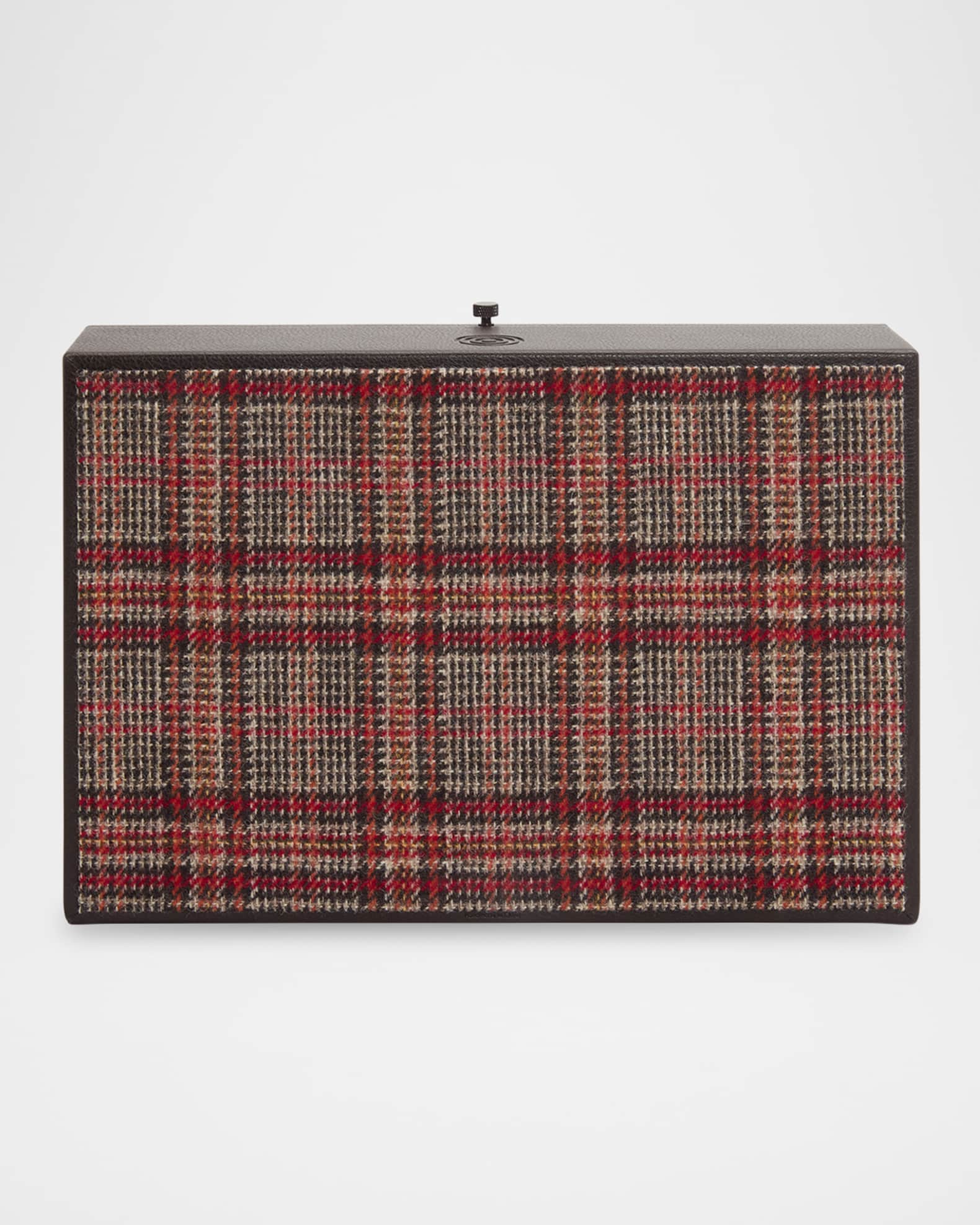 WOLF x WM Brown 4-Piece Watch Accessory Box | Neiman Marcus