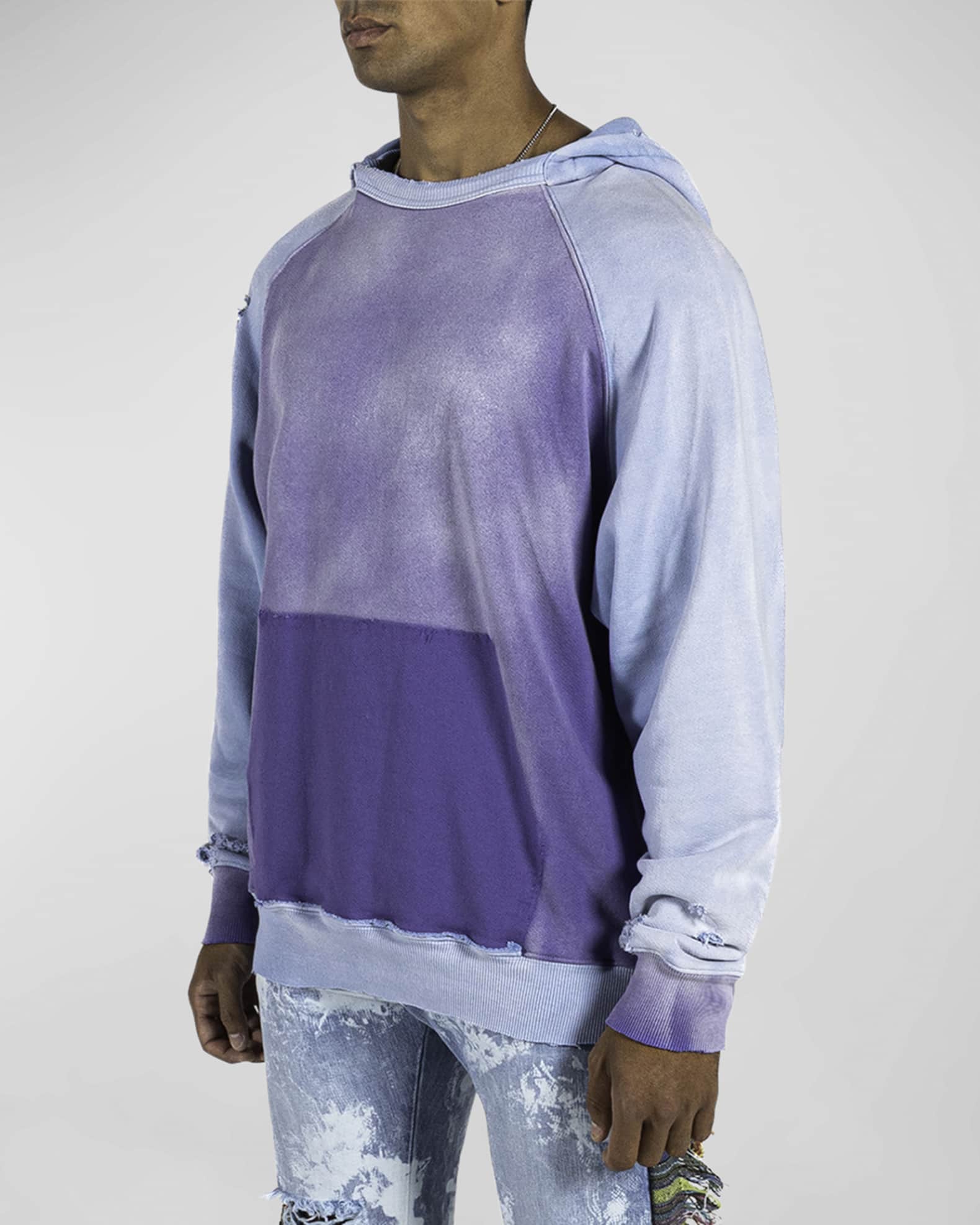 Alchemist Men's Throwback Faded Colorblock Hoodie | Neiman Marcus