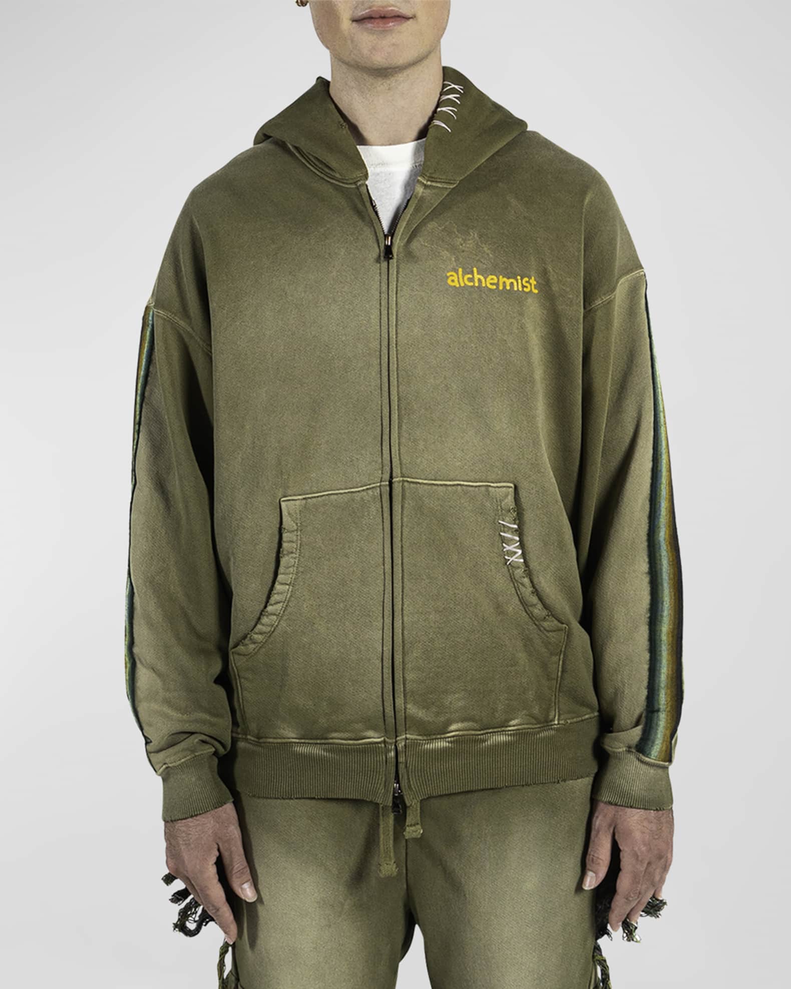 Alchemist Men's Faded Logo Hoodie | Neiman Marcus
