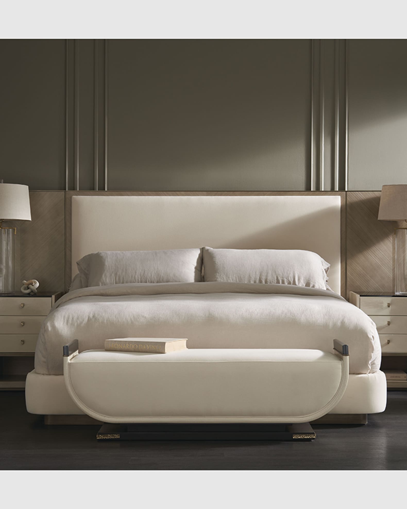 Caracole Anthology King Bed with Wings | Neiman Marcus