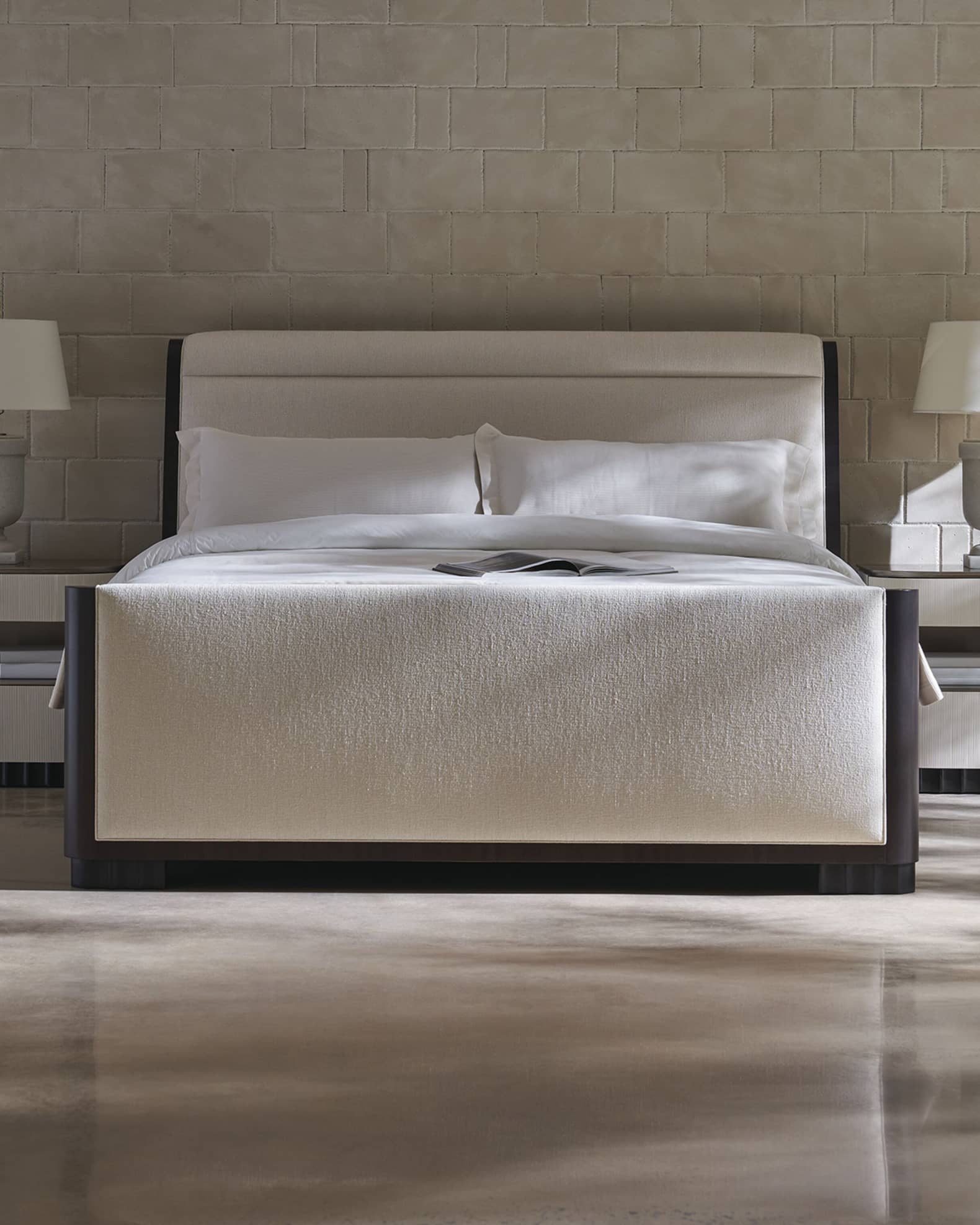Caracole Slow Wave Queen Bed | Neiman Marcus