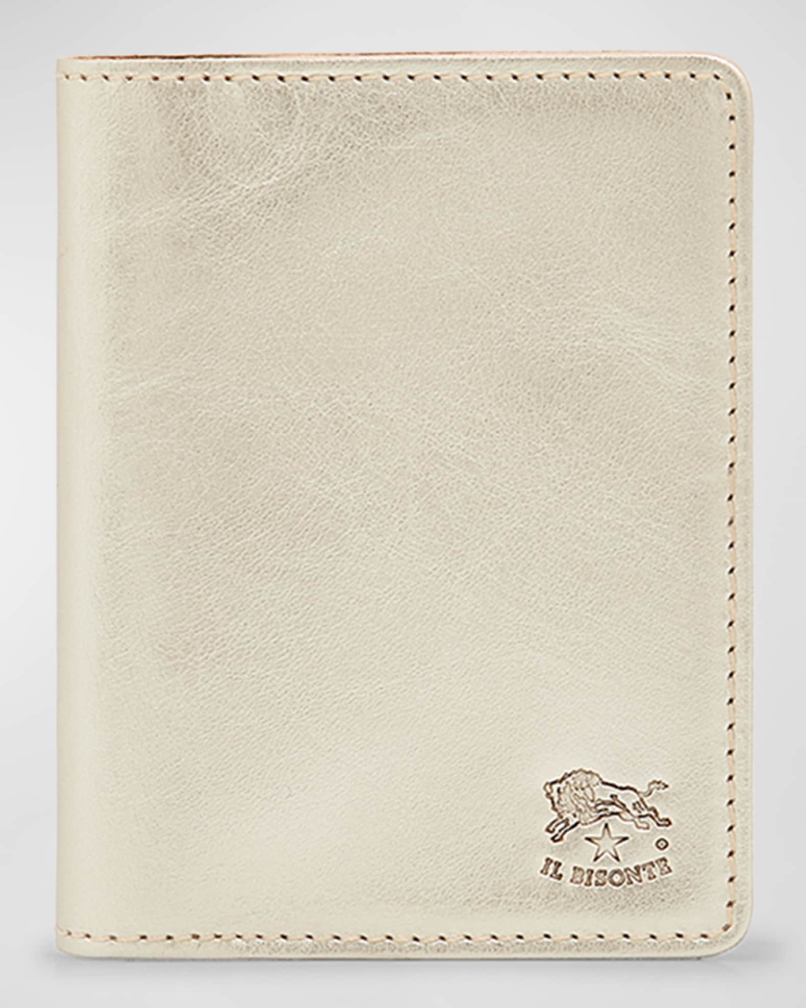 Il Bisonte Classic Bifold Leather Card Case | Neiman Marcus