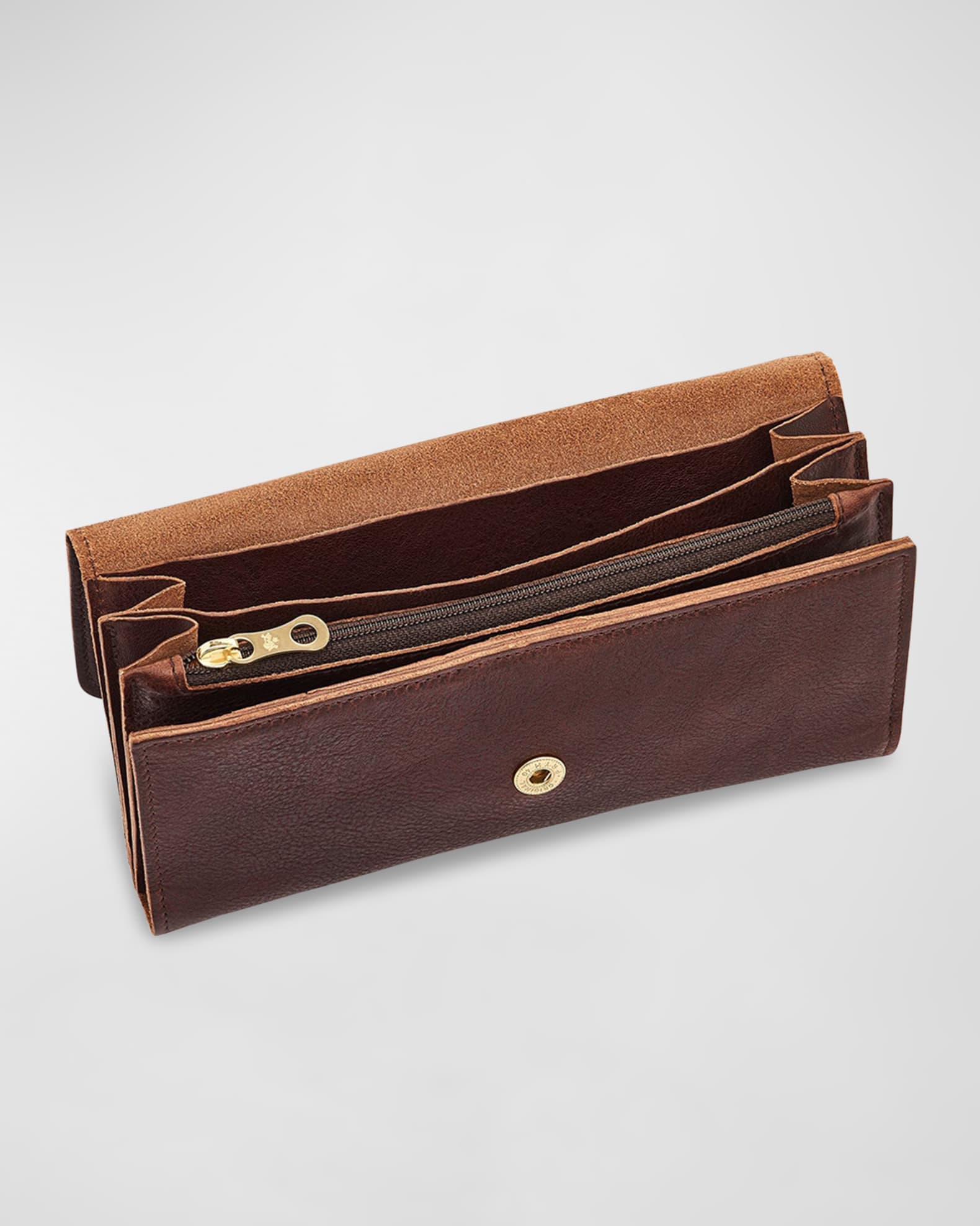 Il Bisonte Trifold Leather Continental Wallet | Neiman Marcus