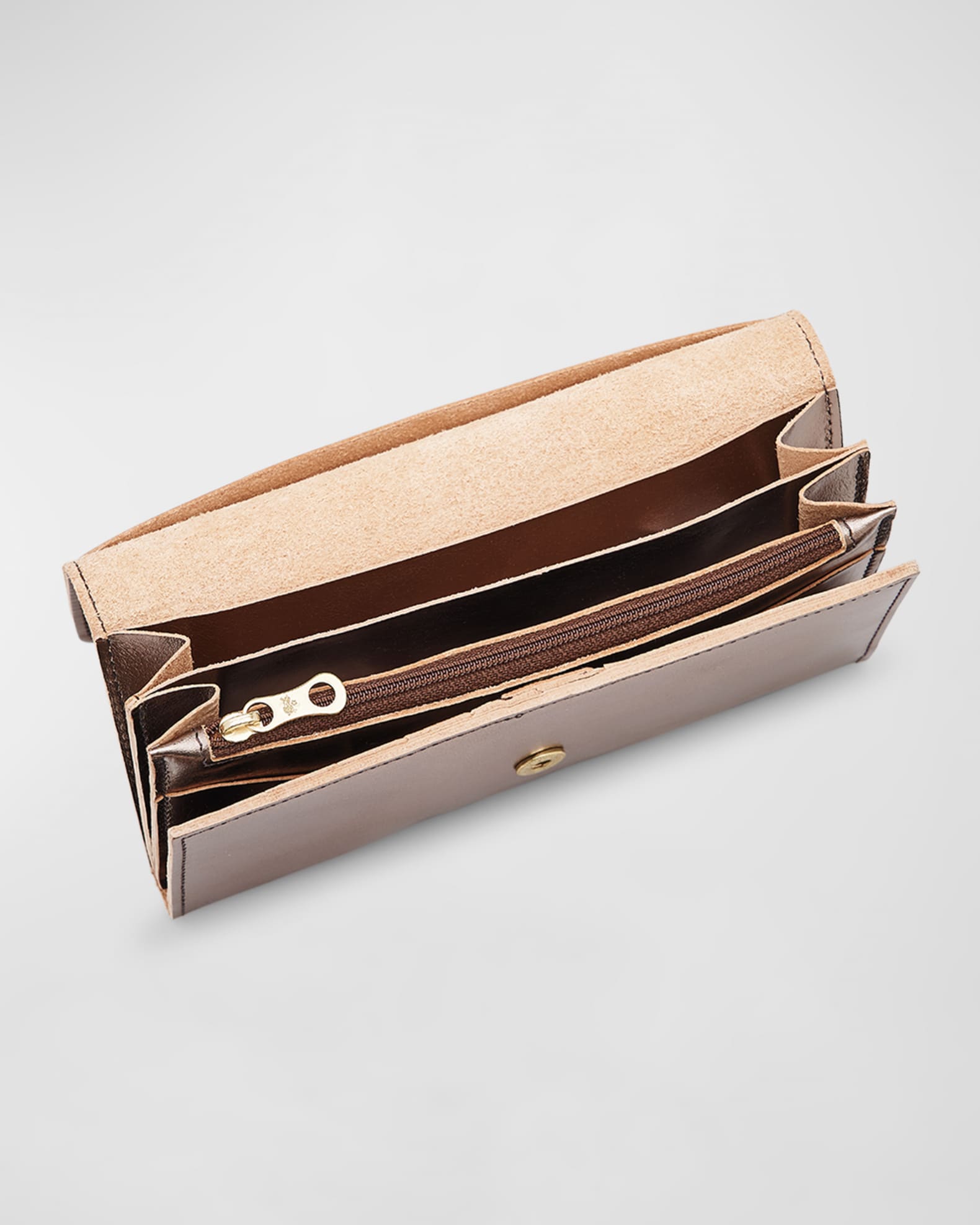 Il Bisonte Trifold Leather Continental Wallet | Neiman Marcus
