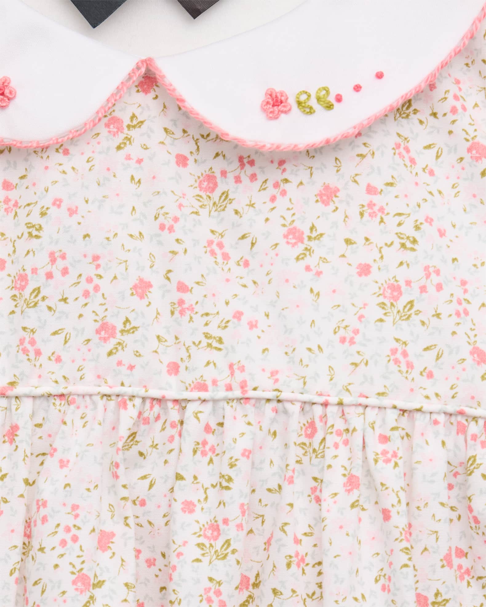 Luli & Me Girl's Micro Floral-Print Dress, Size 6M-24M | Neiman Marcus
