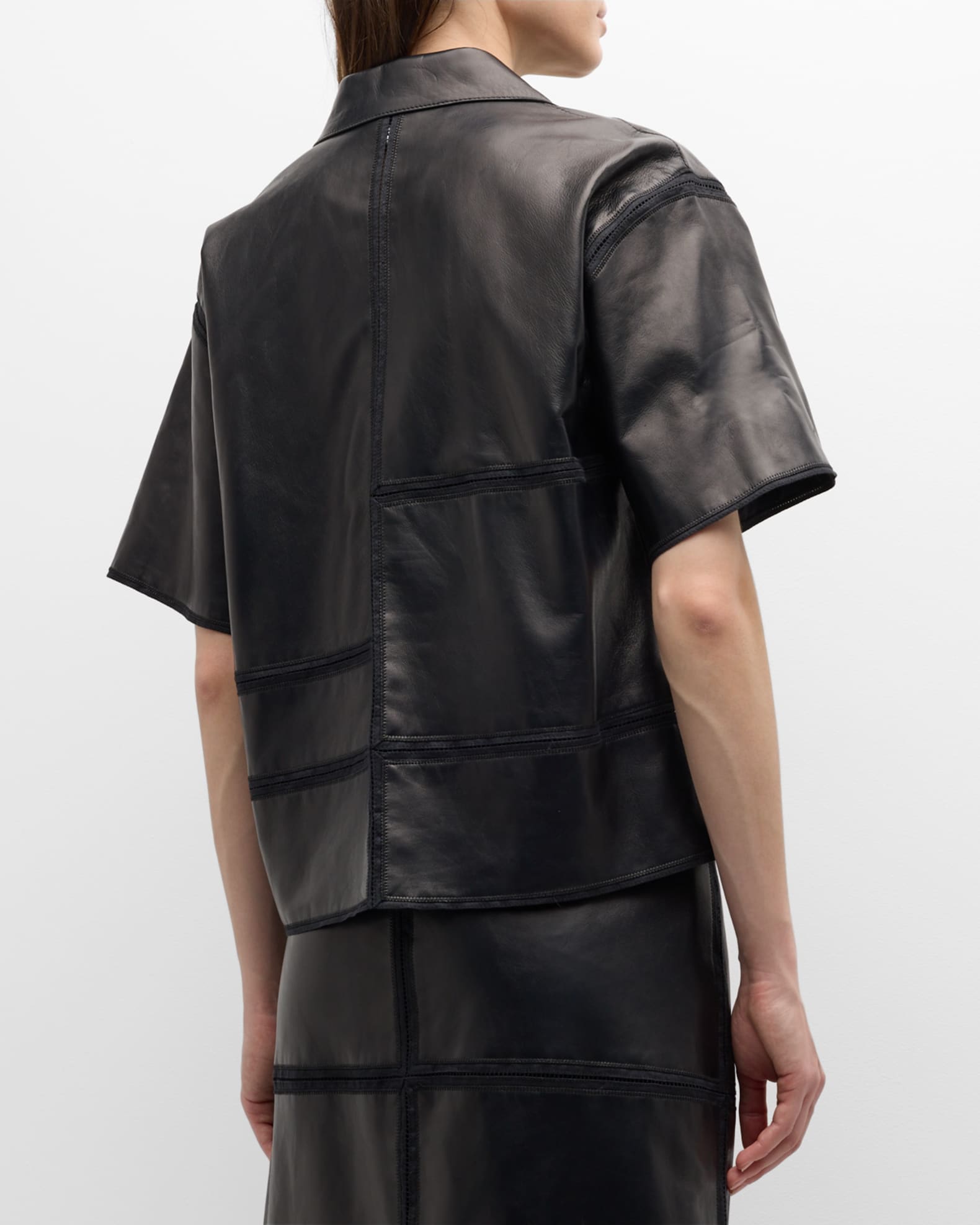 Nappa Leather Block Panel Collection | Neiman Marcus