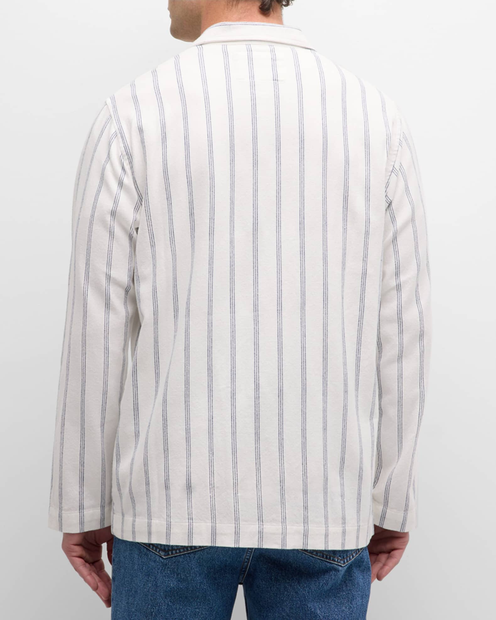 Original Madras Trading Co. Men's No. 106 Stout Striped Overshirt ...