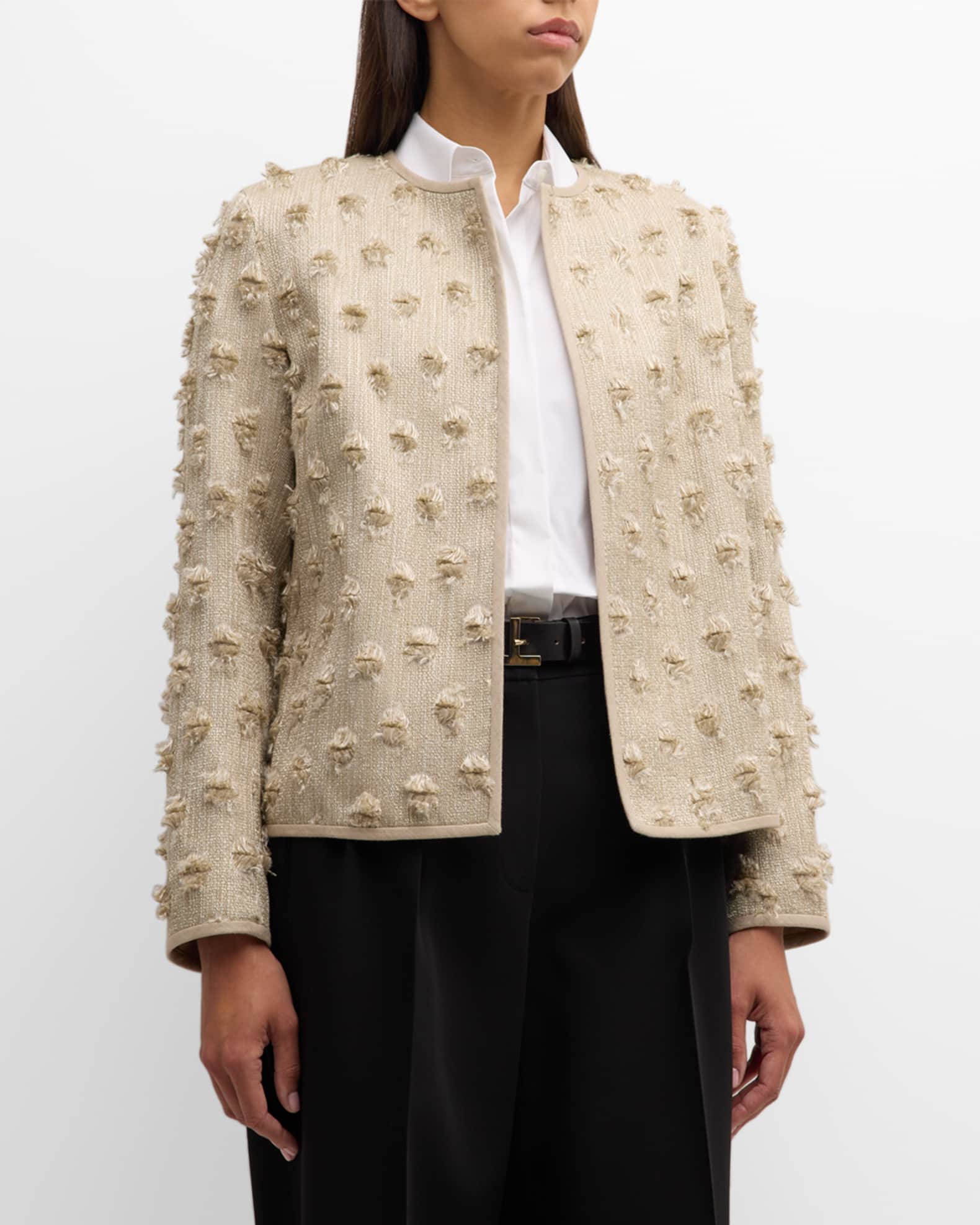 Fringe Dot Jacquard Collection | Neiman Marcus