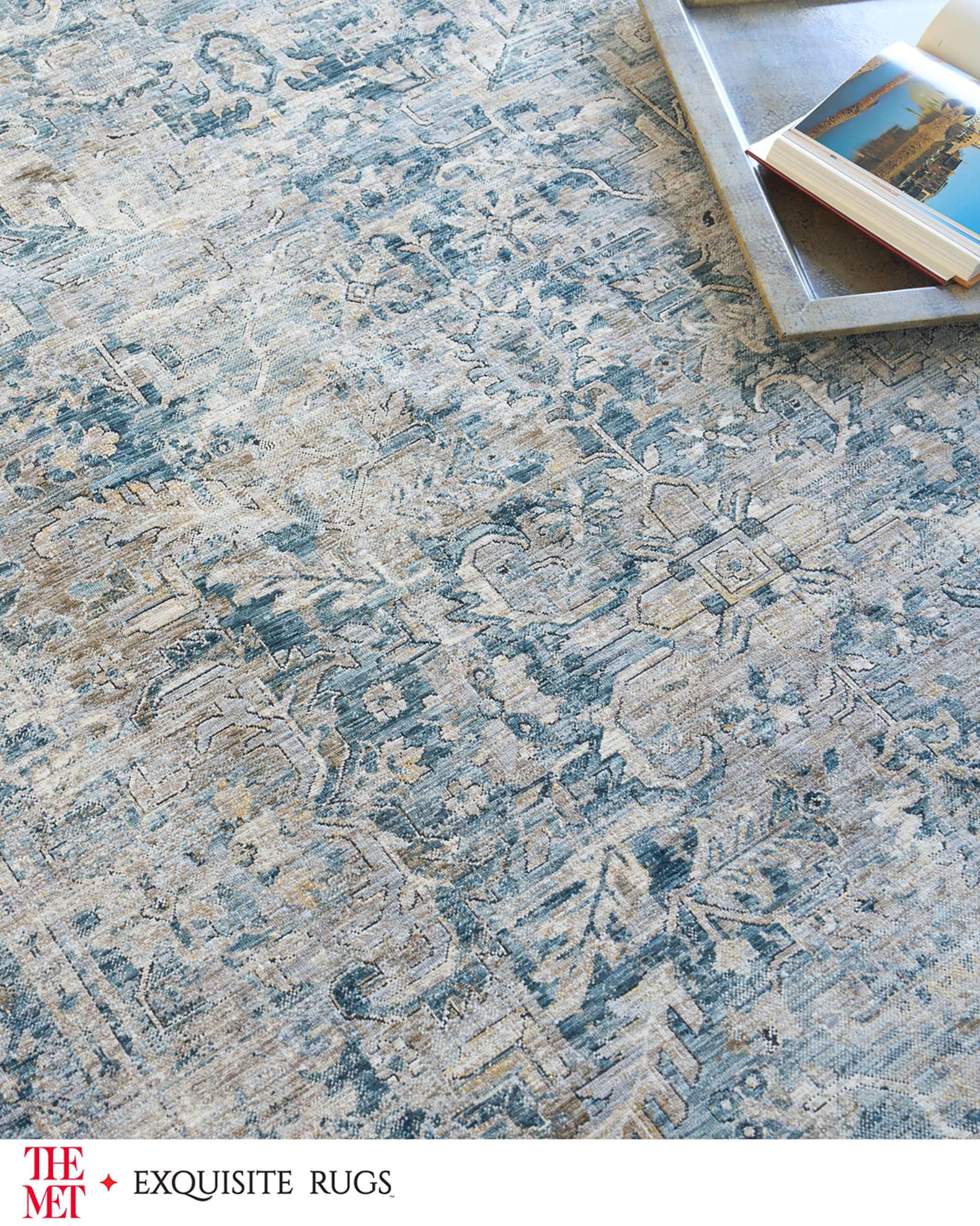 Antique Loom Blue Rug Collection | Neiman Marcus