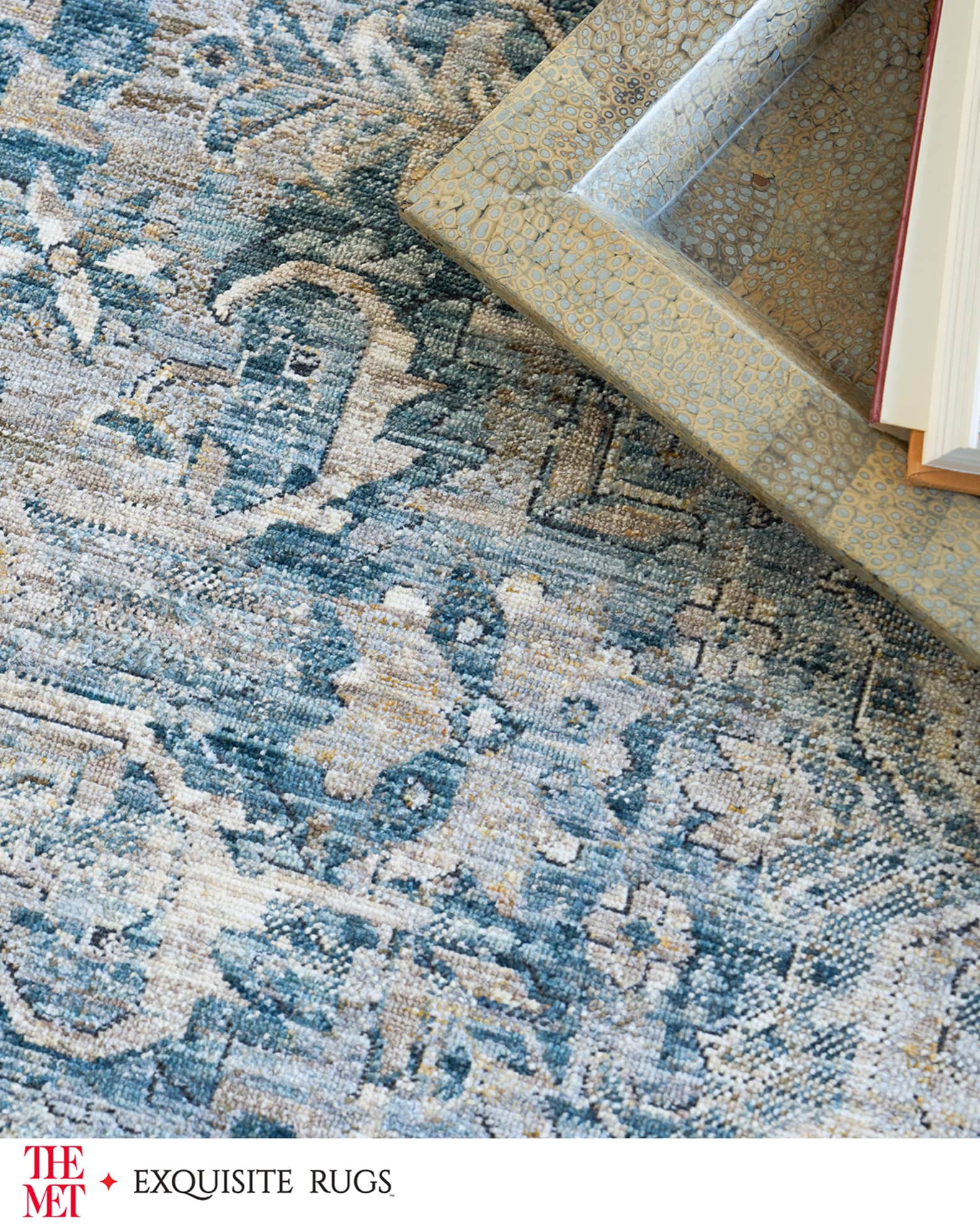 Antique Loom Blue Rug Collection | Neiman Marcus