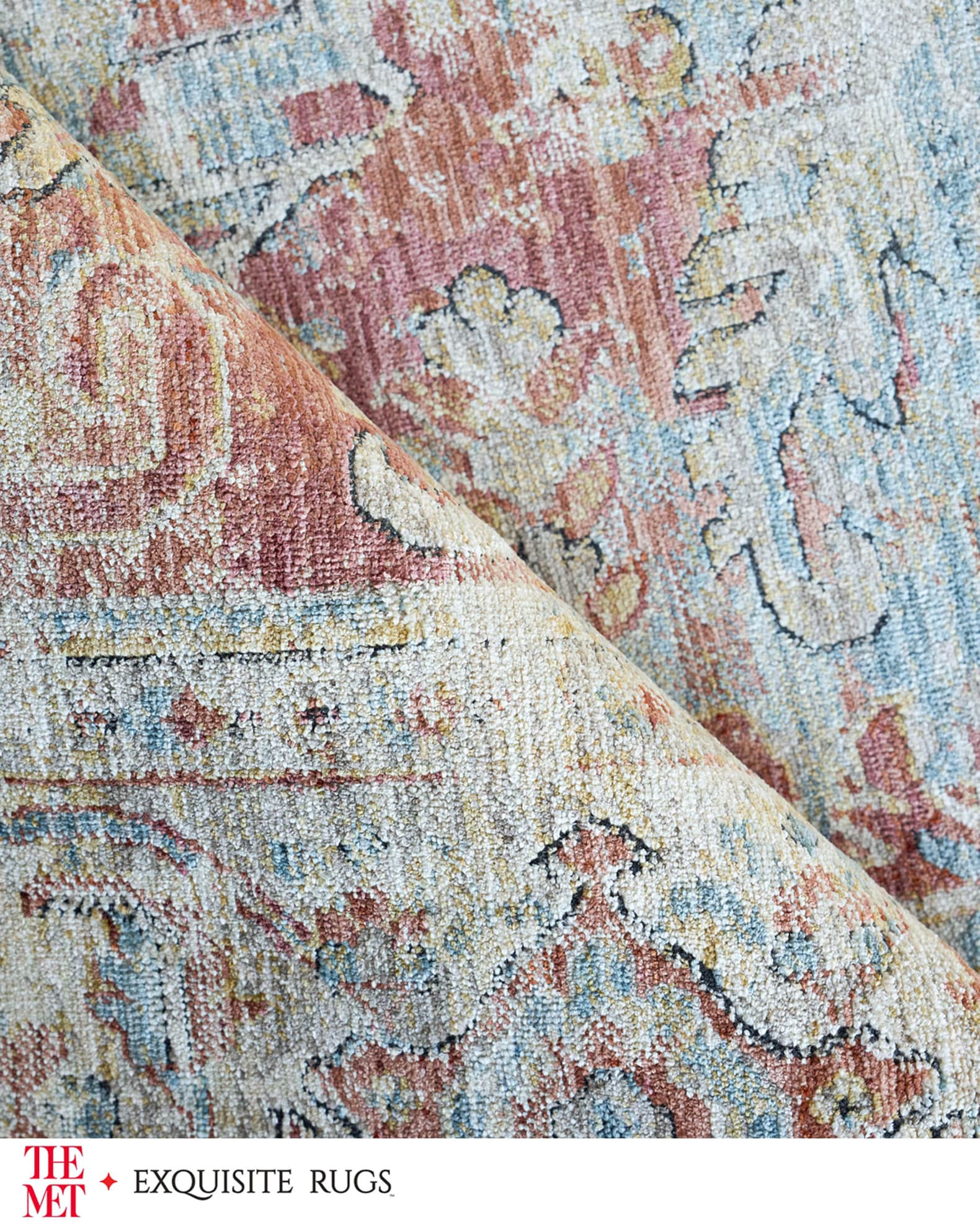 Antique-Loomed Rust and Beige Rug Collection | Neiman Marcus