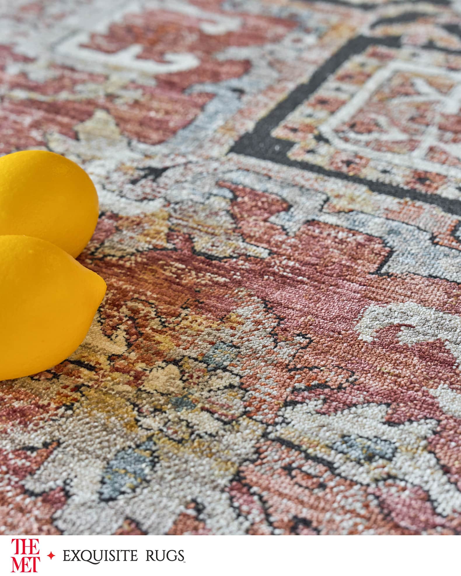 Antique Rust and Black Rug Collection | Neiman Marcus