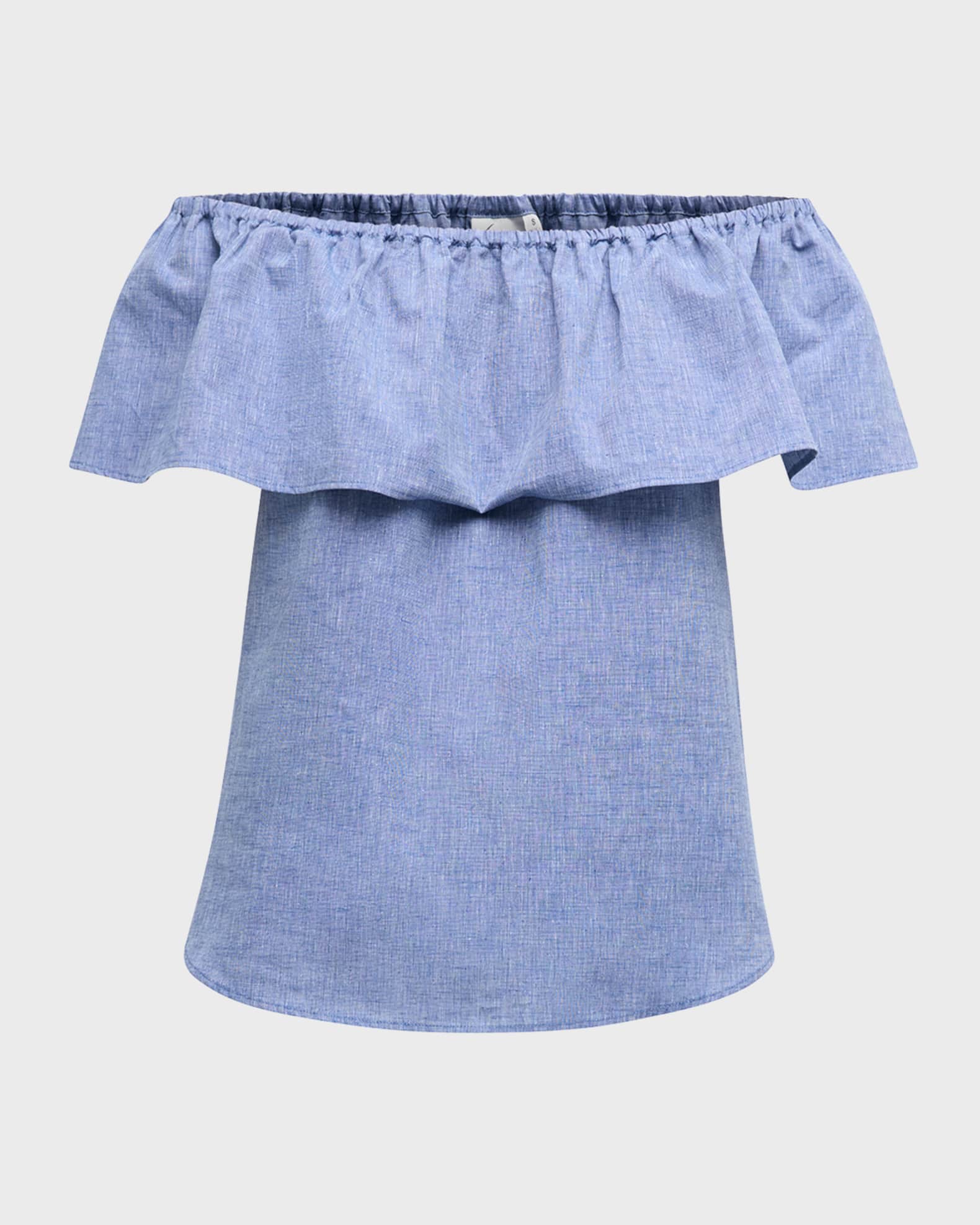 Finley Georgia Off-Shoulder Ruffle Top | Neiman Marcus