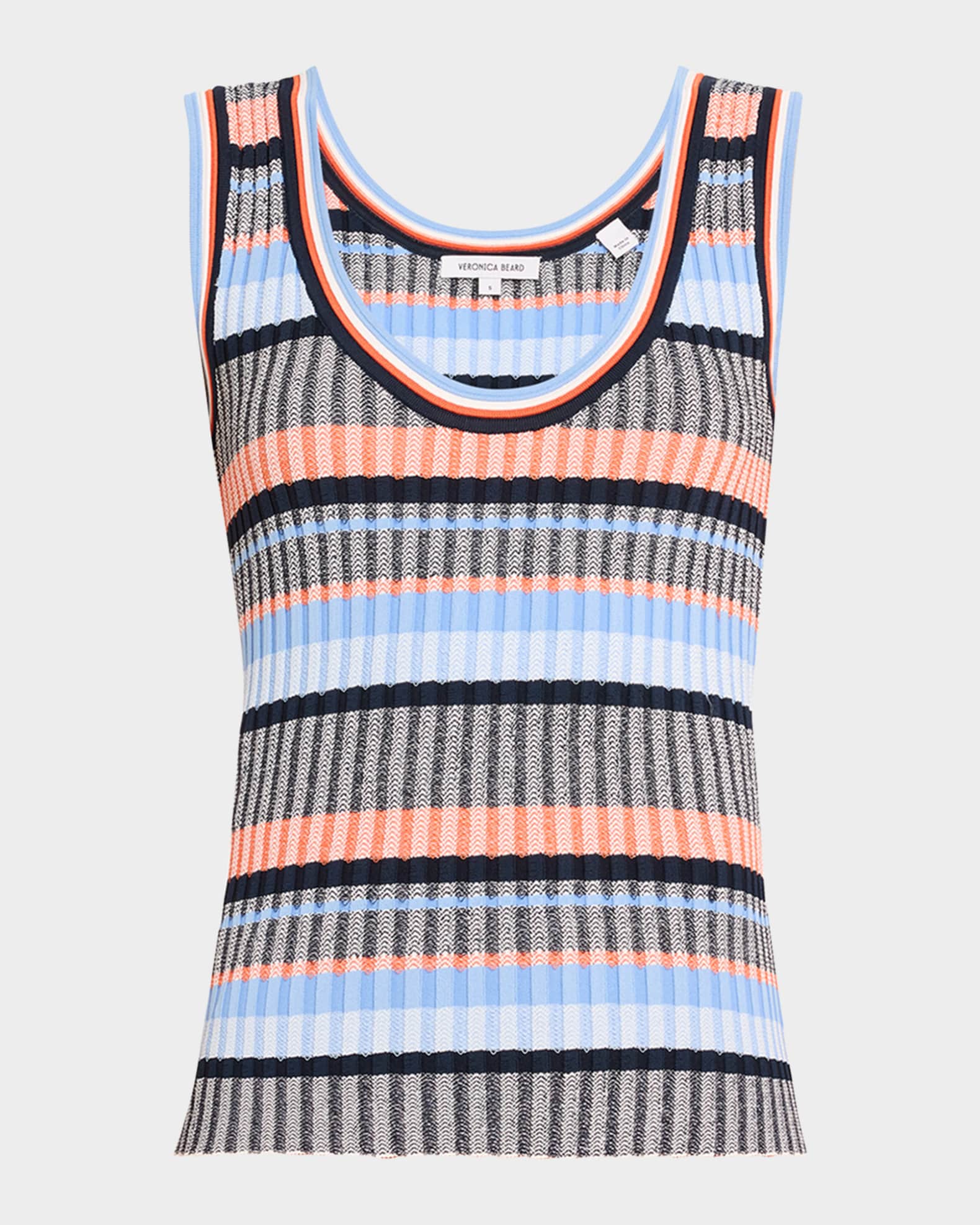 Veronica Beard Sandra Scoop-Neck Tank Top | Neiman Marcus