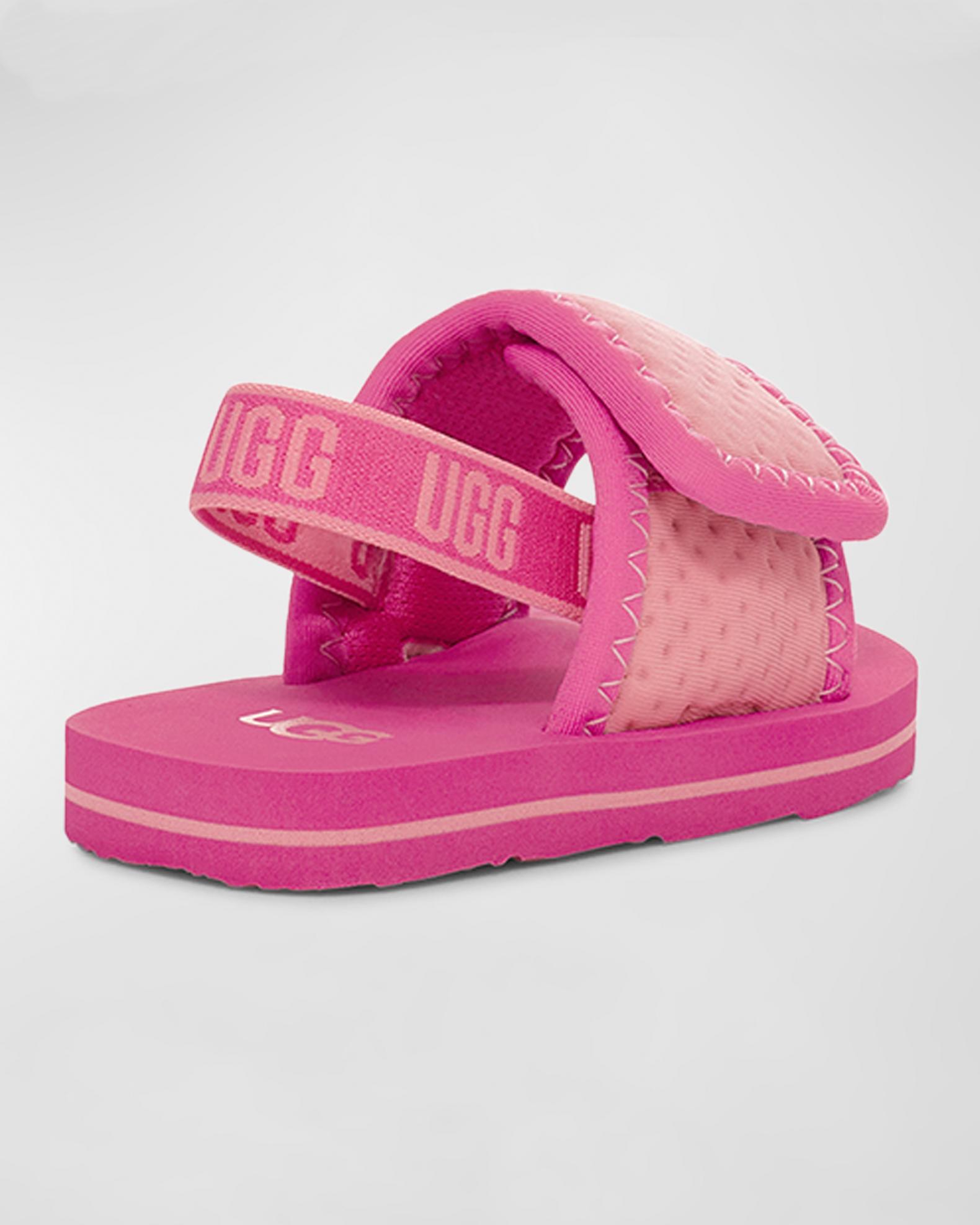 UGG Girl's Lennon Slingback Slides, Baby/Kids | Neiman Marcus