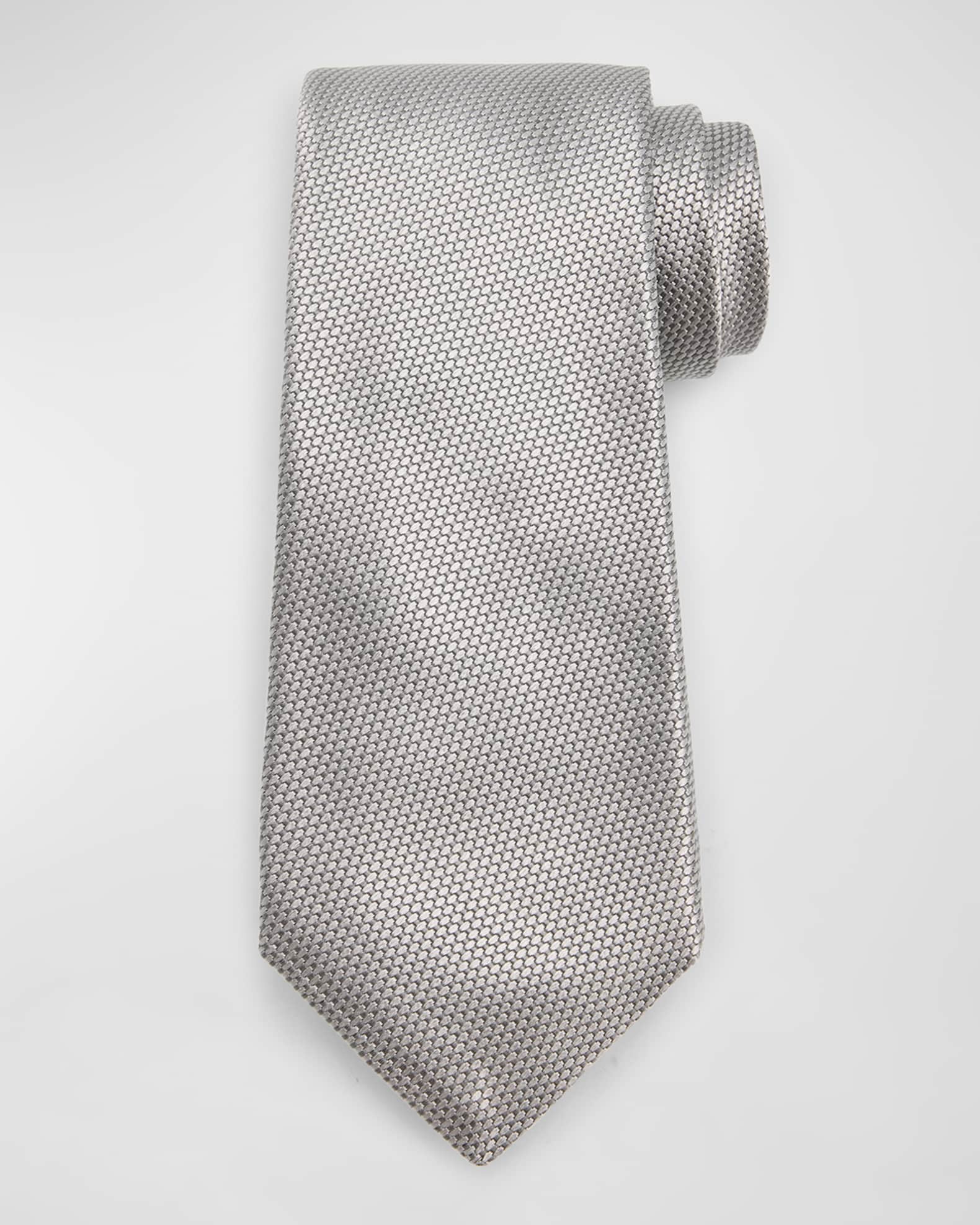 Kiton Men's Patterned Metallic Tie | Neiman Marcus