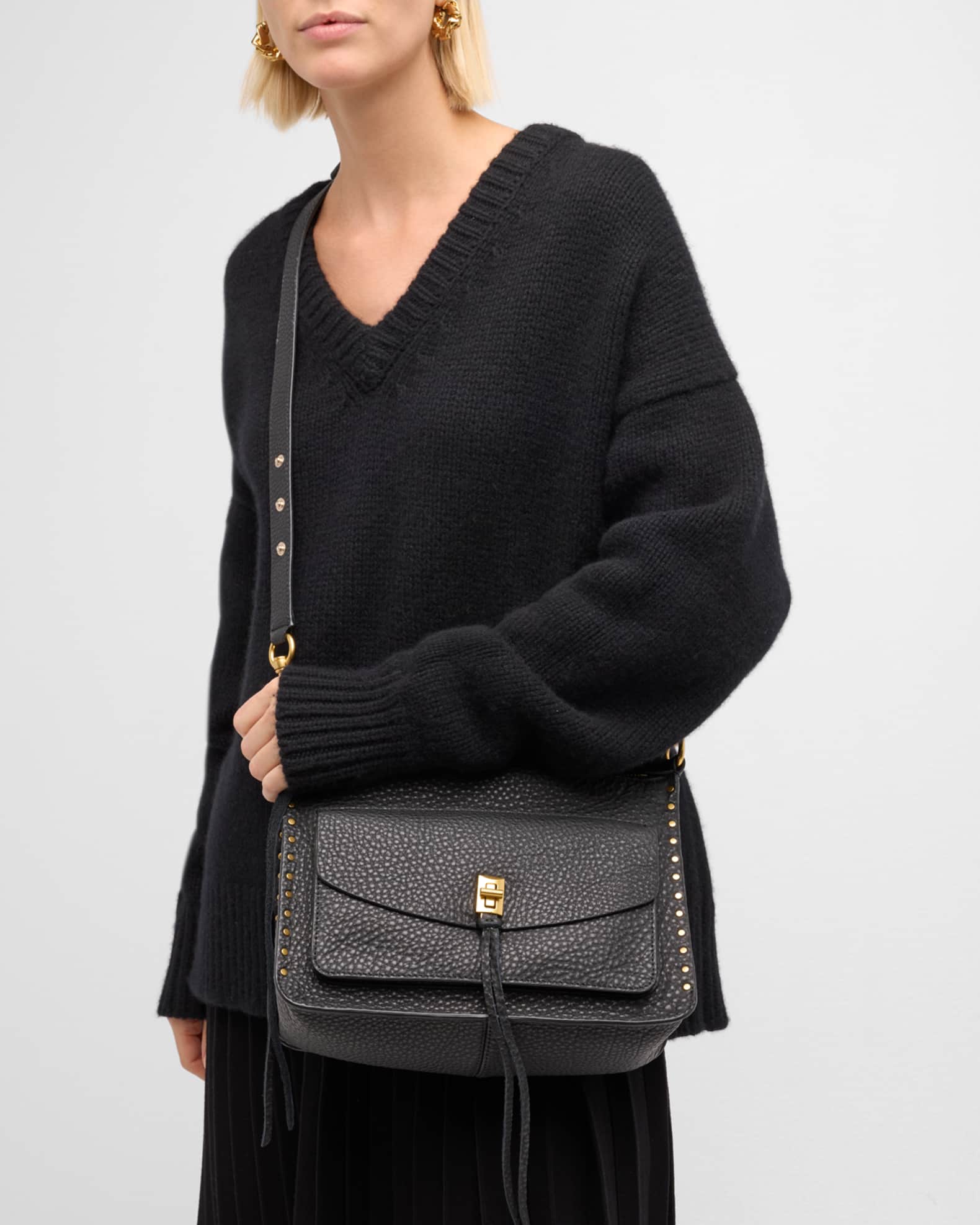 Rebecca Minkoff Darren Signature Leather Shoulder Bag | Neiman Marcus