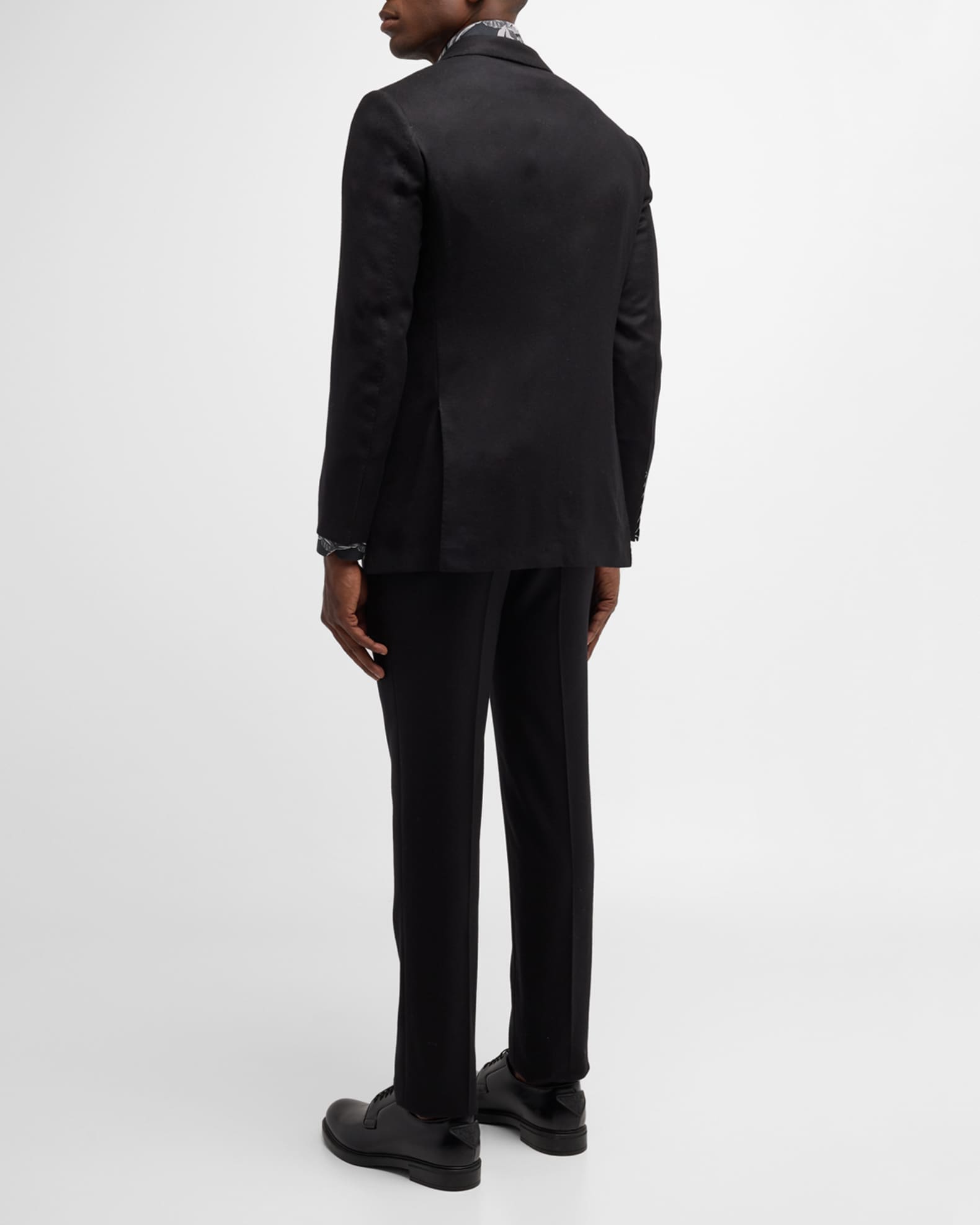Kiton Men's Wool-Cashmere Solid Suit | Neiman Marcus
