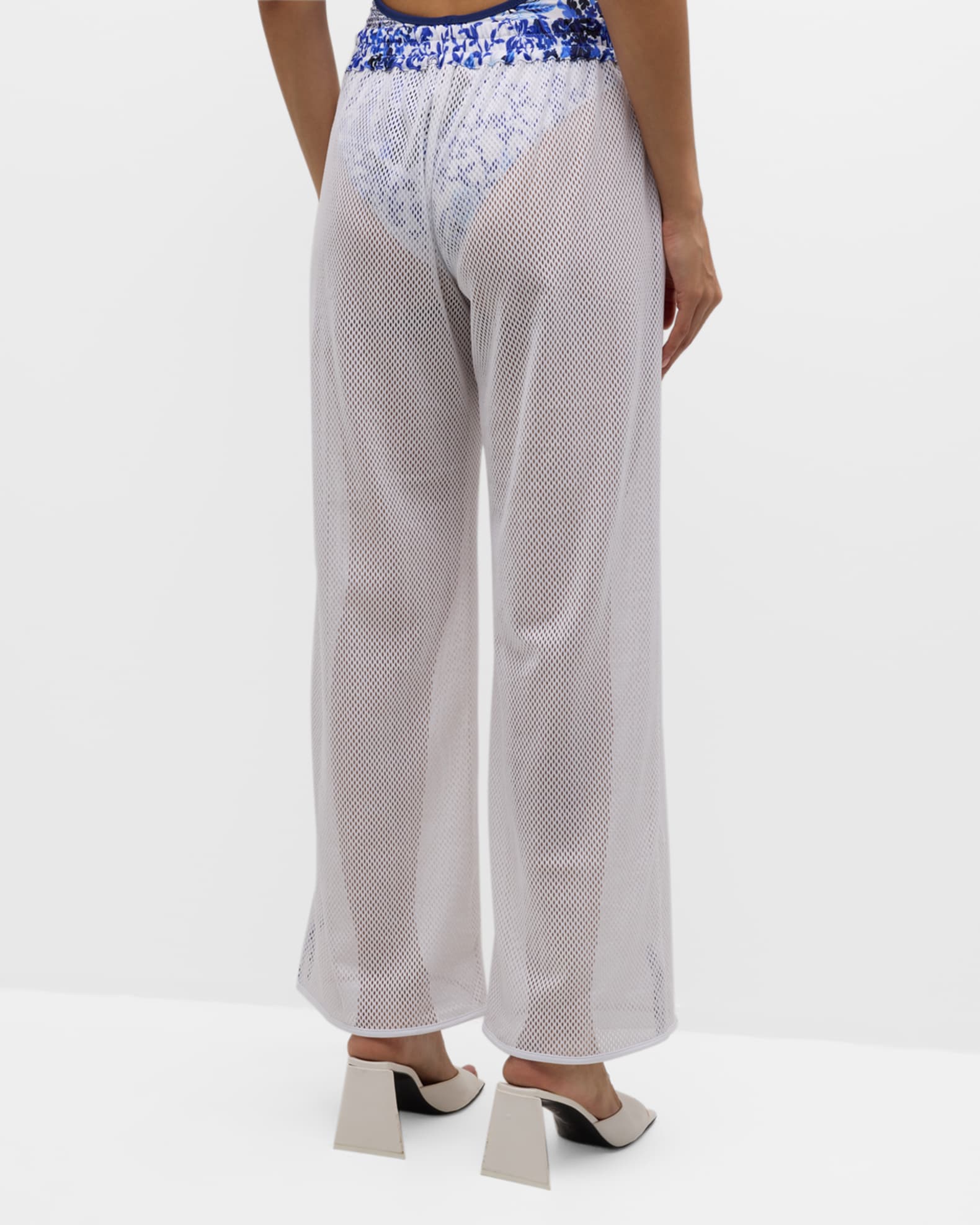 Brendratti Portofino Mesh Net Pants | Neiman Marcus