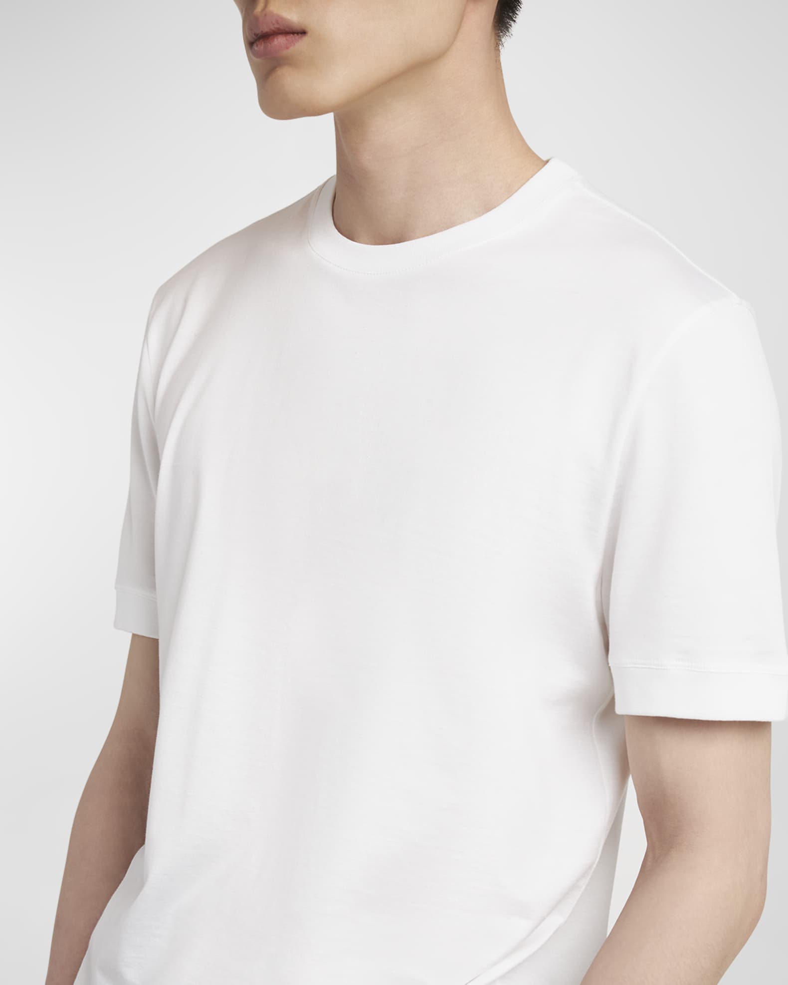 KNT Men's Cotton Crewneck T-Shirt | Neiman Marcus