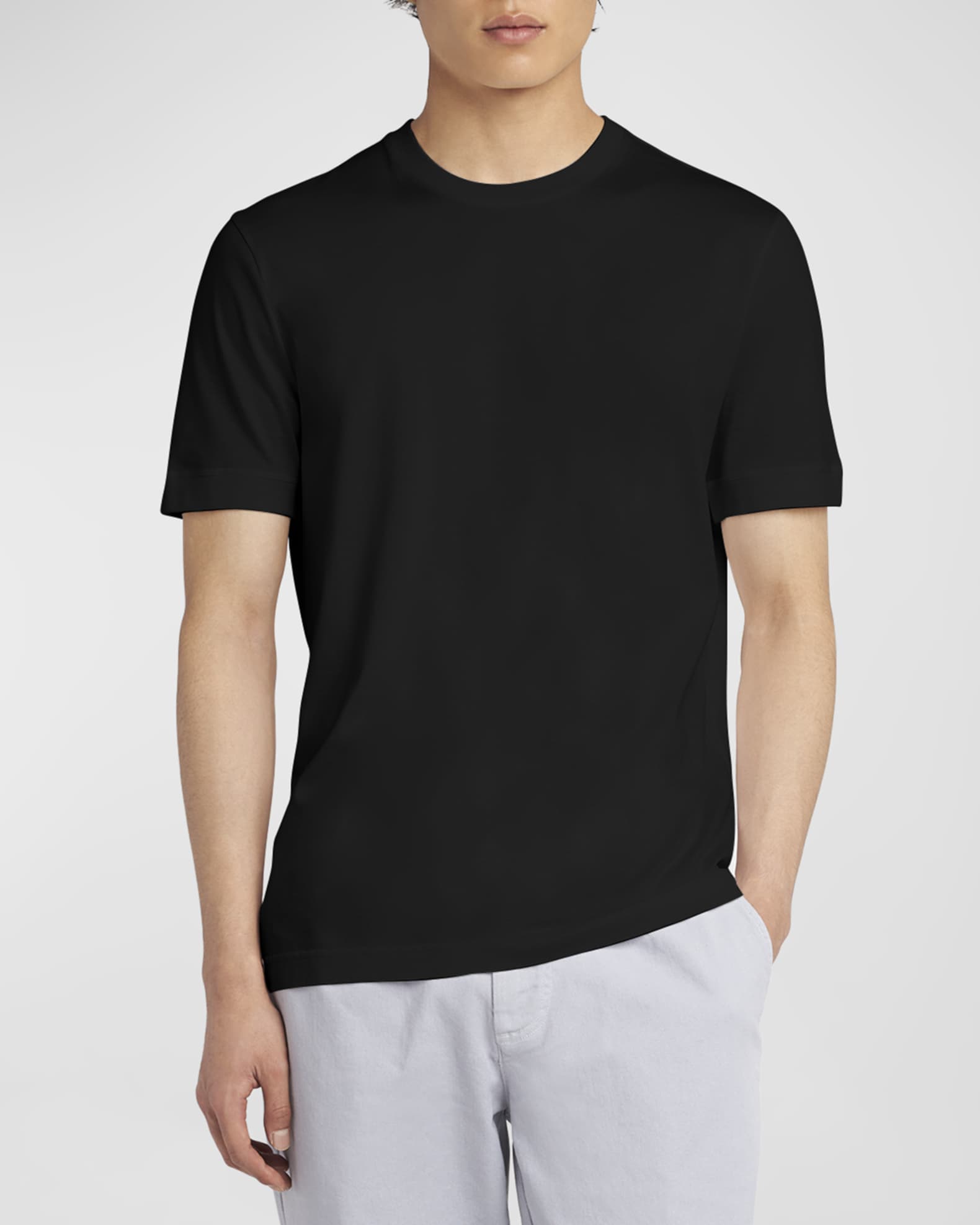 KNT Men's Cotton Crewneck T-Shirt | Neiman Marcus