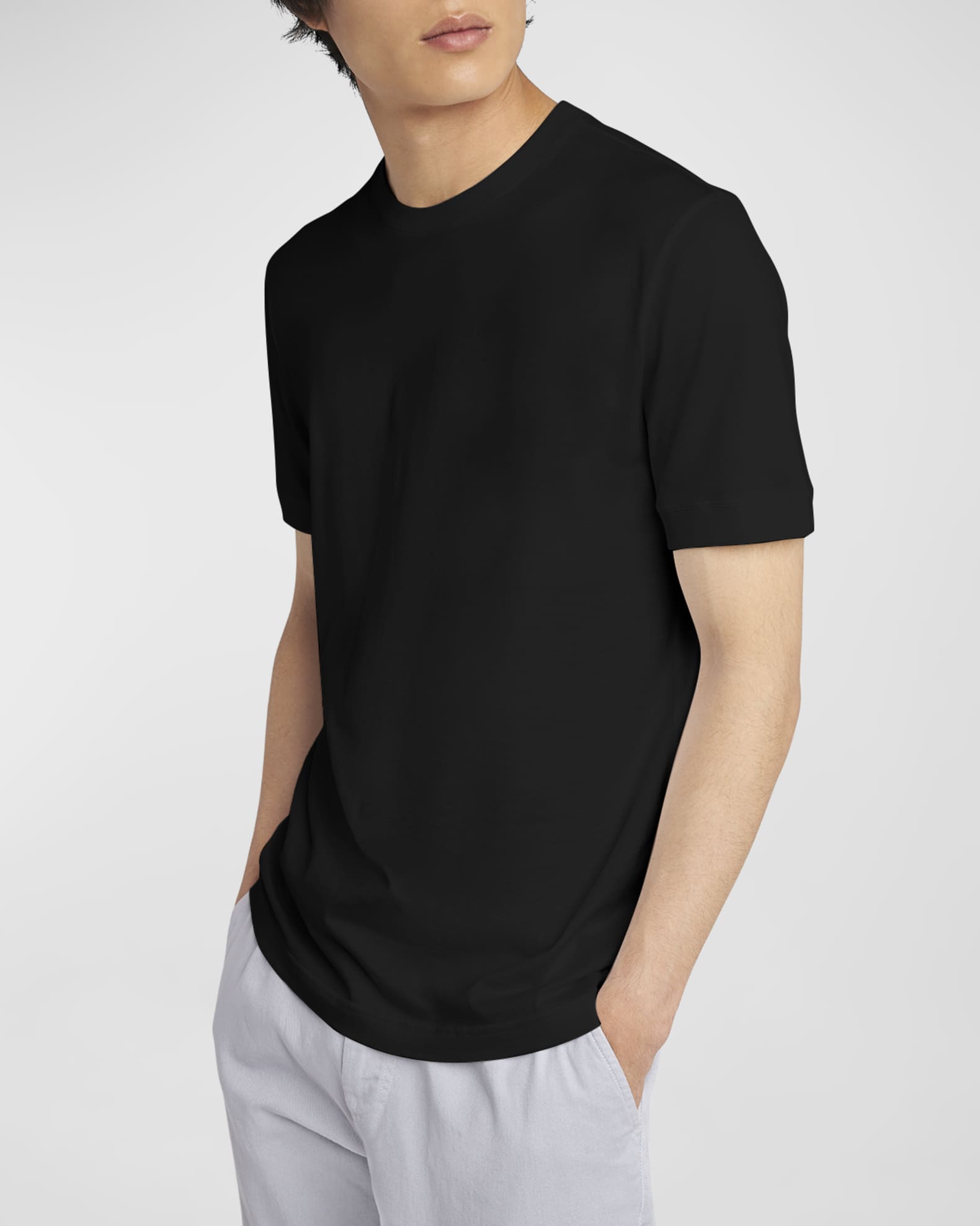 KNT Men's Cotton Crewneck T-Shirt | Neiman Marcus