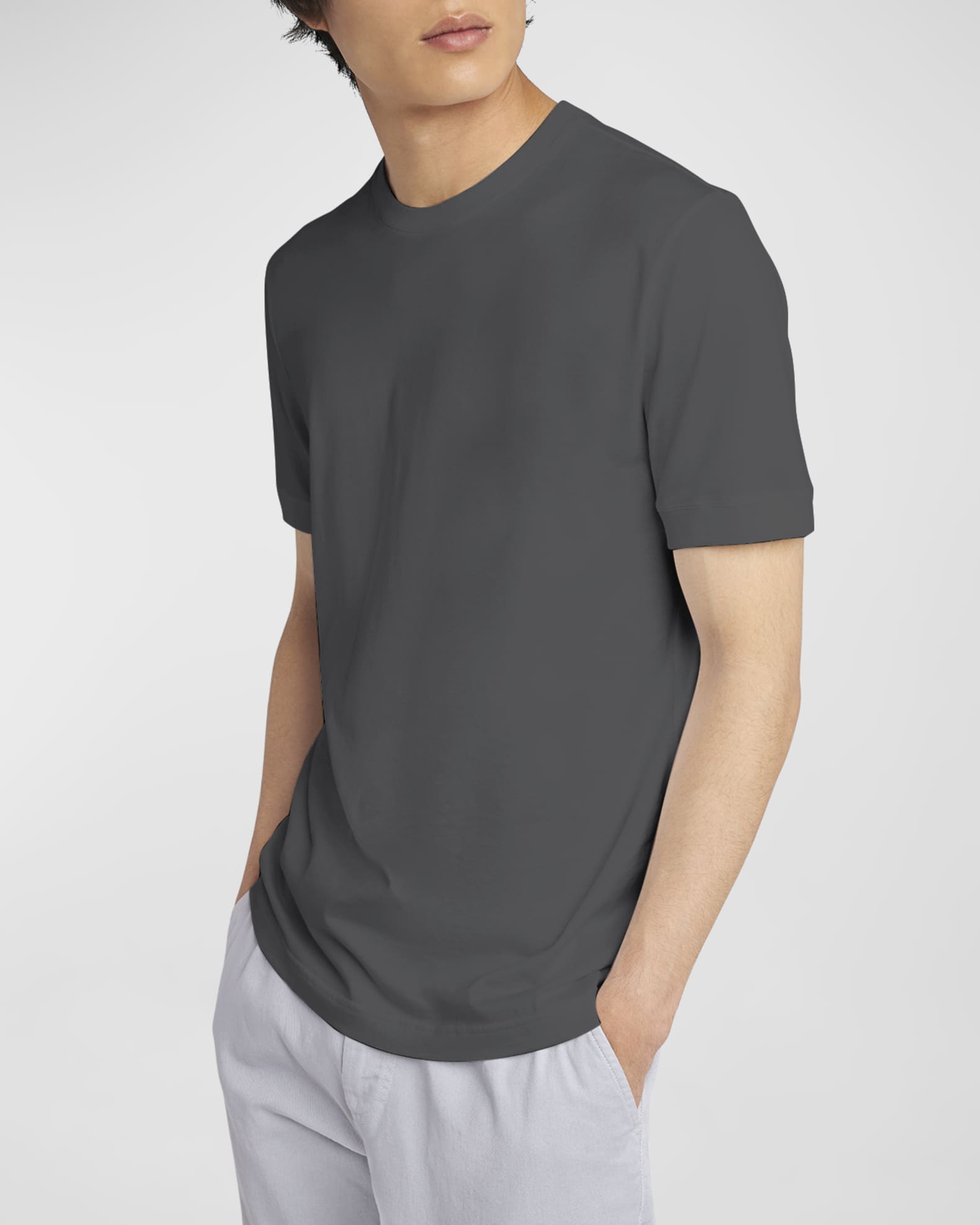 KNT Men's Cotton Crewneck T-Shirt | Neiman Marcus
